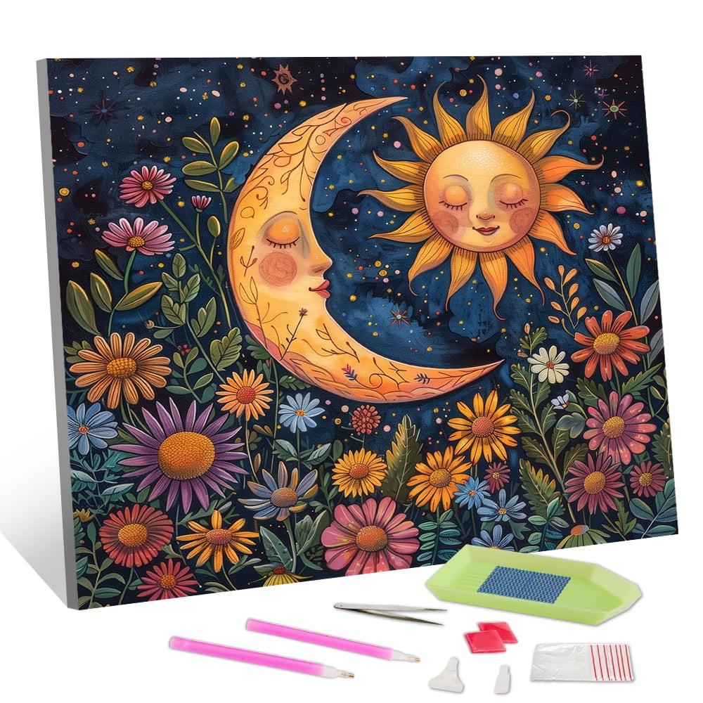 TISHIRON Diamond Art Painting Kits,12x16 inch 5D DIY Night Scenery ...