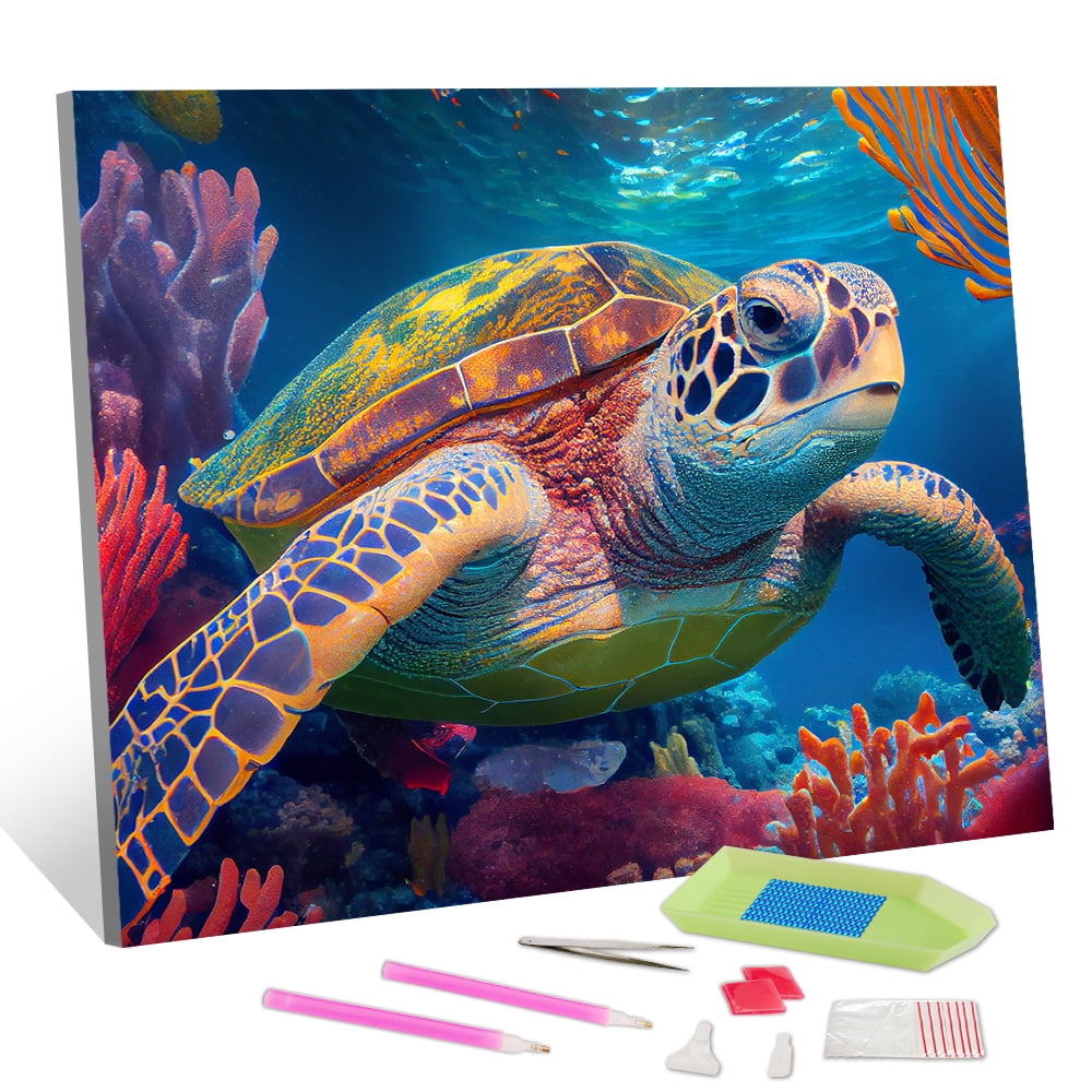 TISHIRON Turtles Diamond Art Painting Kit - Walmart.com