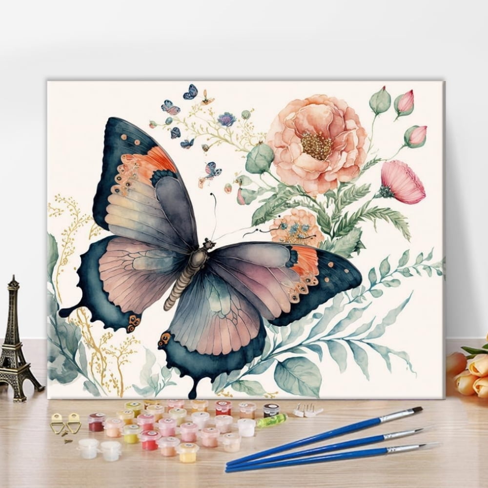 TISHIRON Paint by Numbers for Adults,16x20 inch Canvas Wall Art Rainbow ...