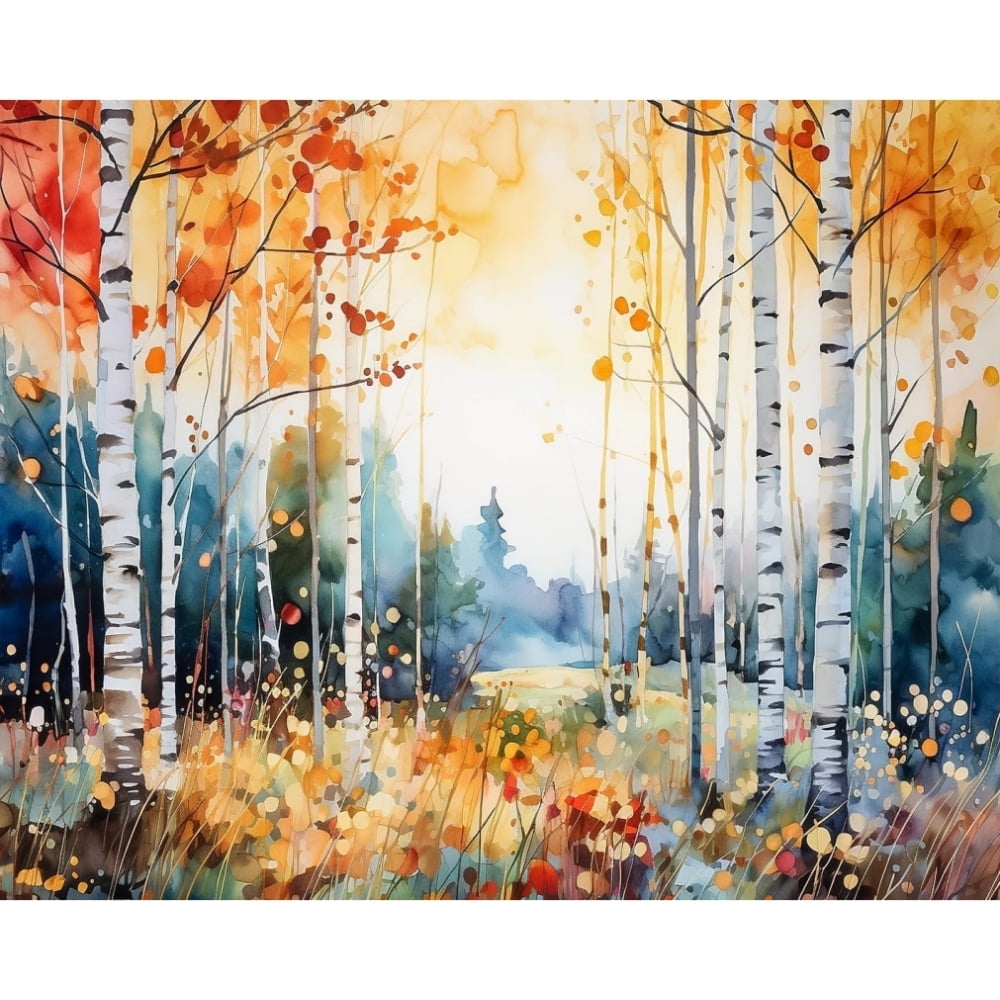 TISHIRON Paint by Numbers for Adults,16x20 inch Canvas Wall Art Forest ...