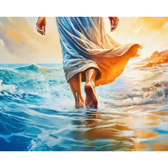 TISHIRON Paint by Numbers for Adults,16x20 inch Canvas Wall Art Jesus ...