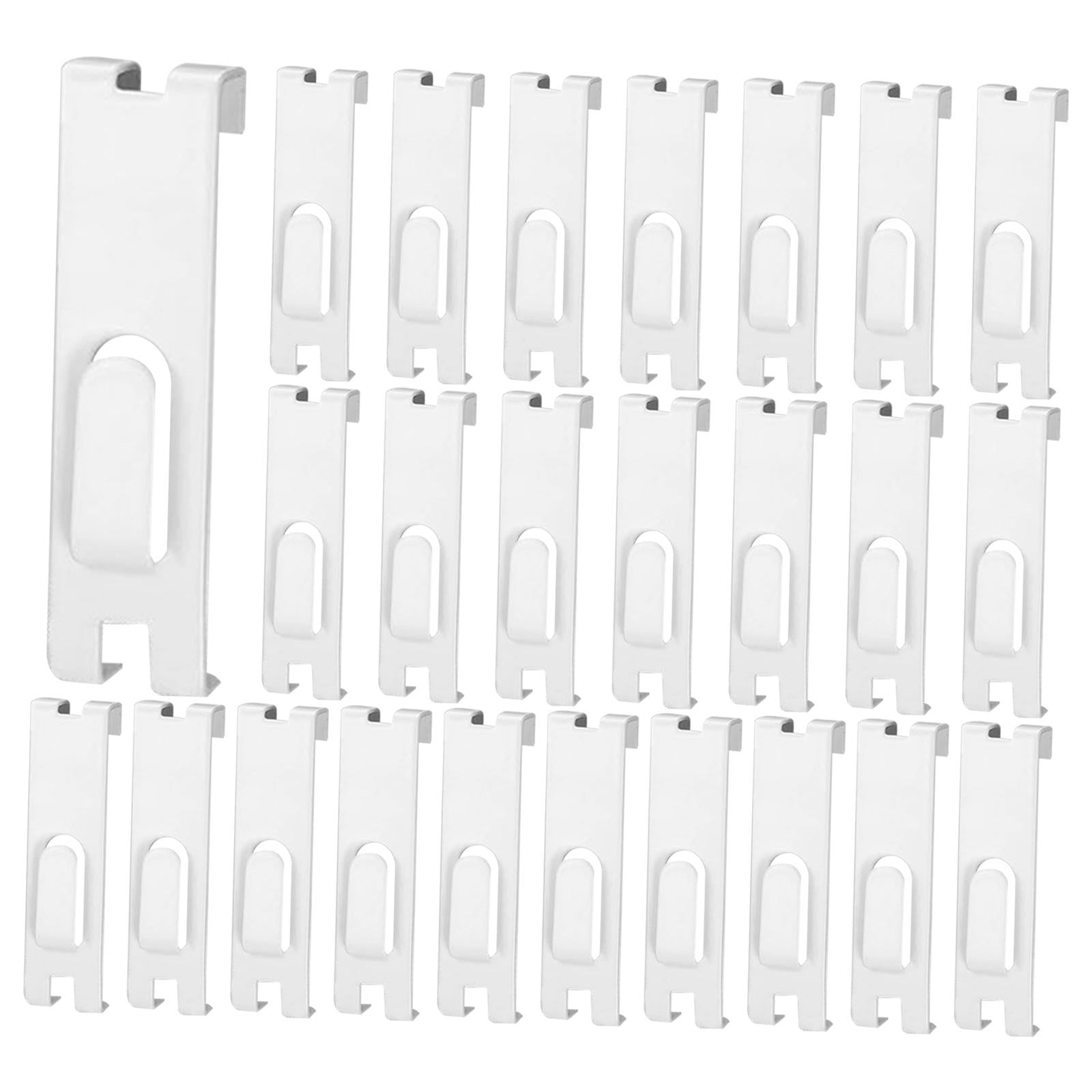 TISHITA 25Pcs Notch Hooks Notch Display Hooks for Wire Grid Utility ...