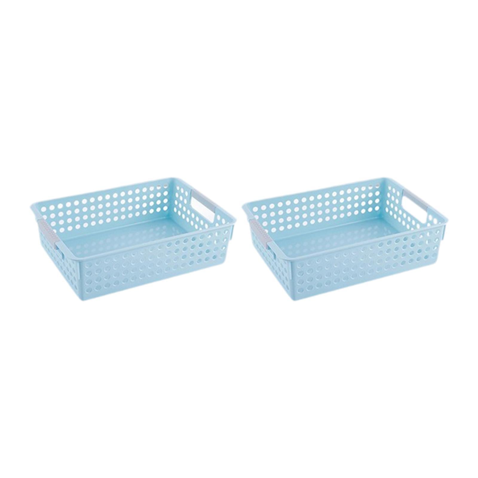 TISHITA 2x Countertop Storage Basket Pencil Storage Bins for Dormitory ...