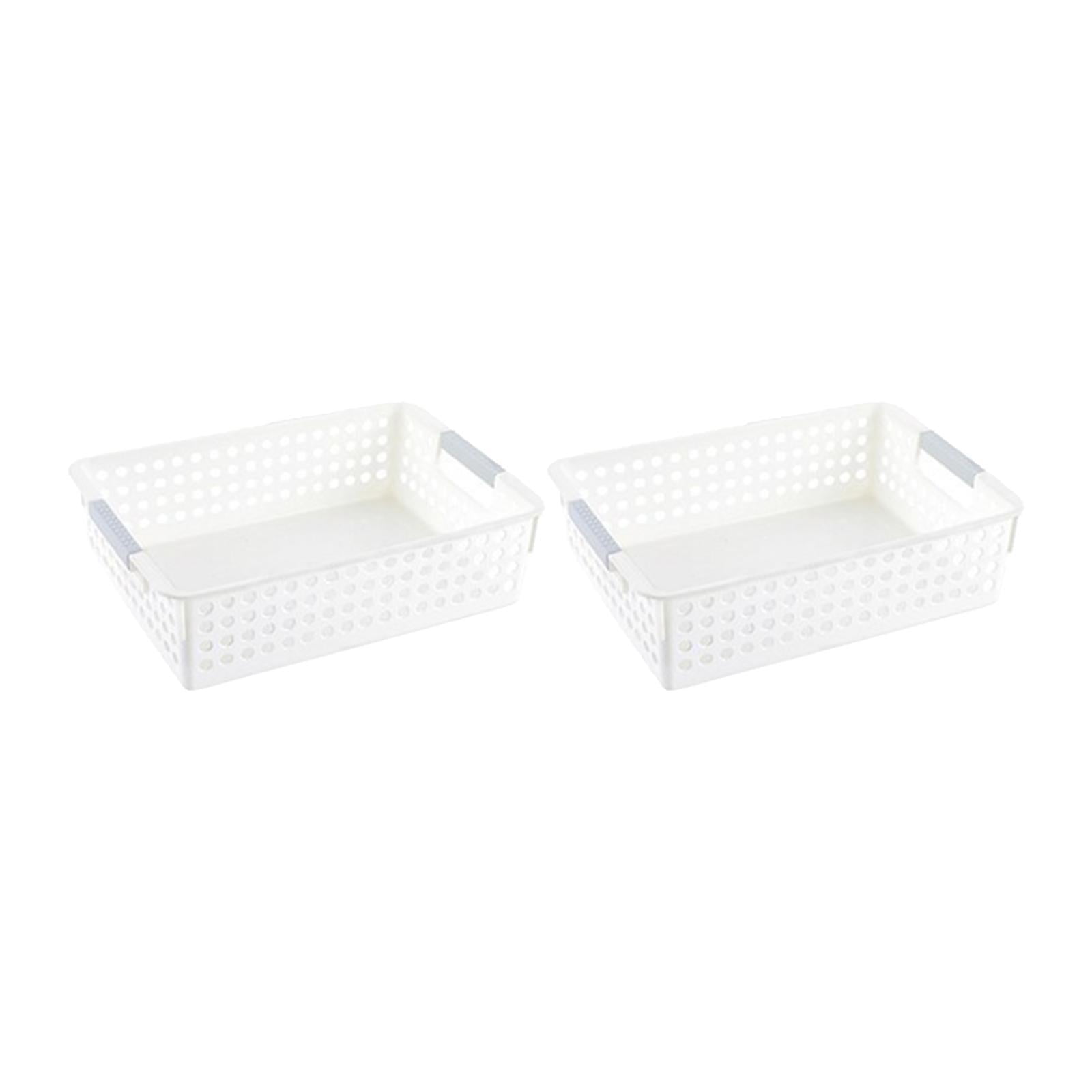 TISHITA 2x Countertop Storage Basket Pencil Storage Bins for Dormitory ...