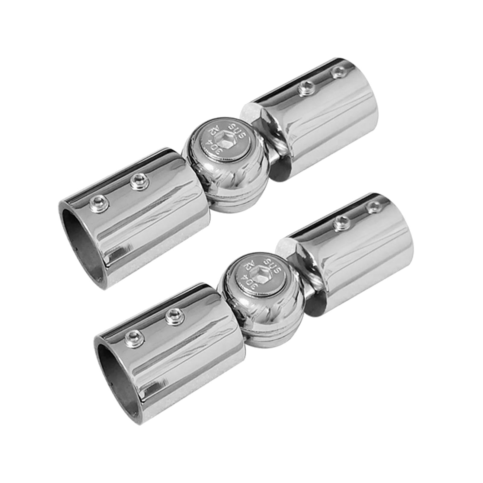 TISHITA 2x Curtain Rod Corner Connector Adjustable Angle for Bay Window ...