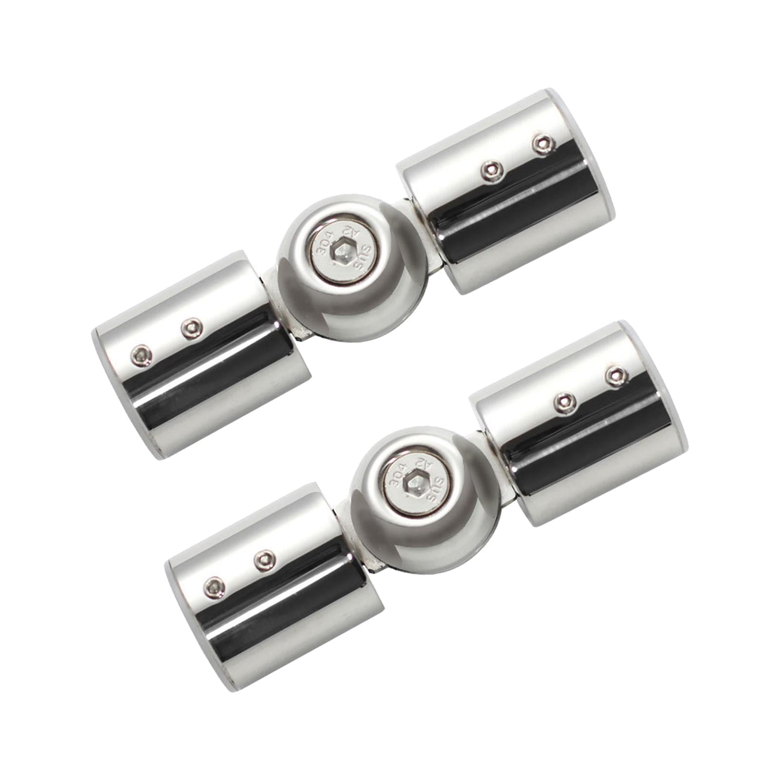 TISHITA 2x Curtain Rod Corner Connector Adjustable Angle for Bay Window ...