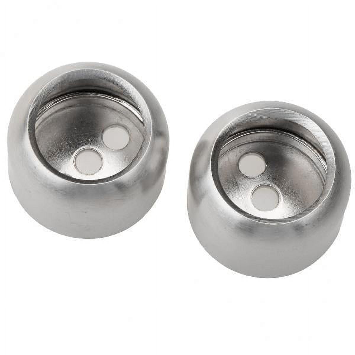 TISHITA 2x2pcs Wardrobe Pipe Bracket Hanging Rail Rod Support Socket ...