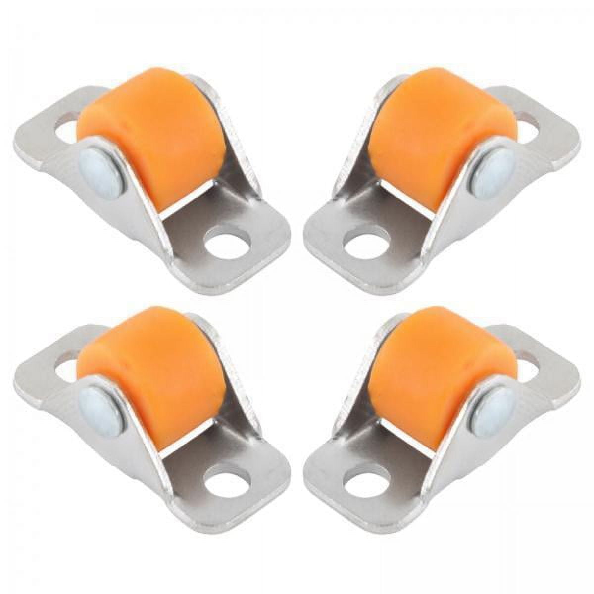 TISHITA 2x4pcs Directional Fixed Small Casters Small Rubber Casters Set ...