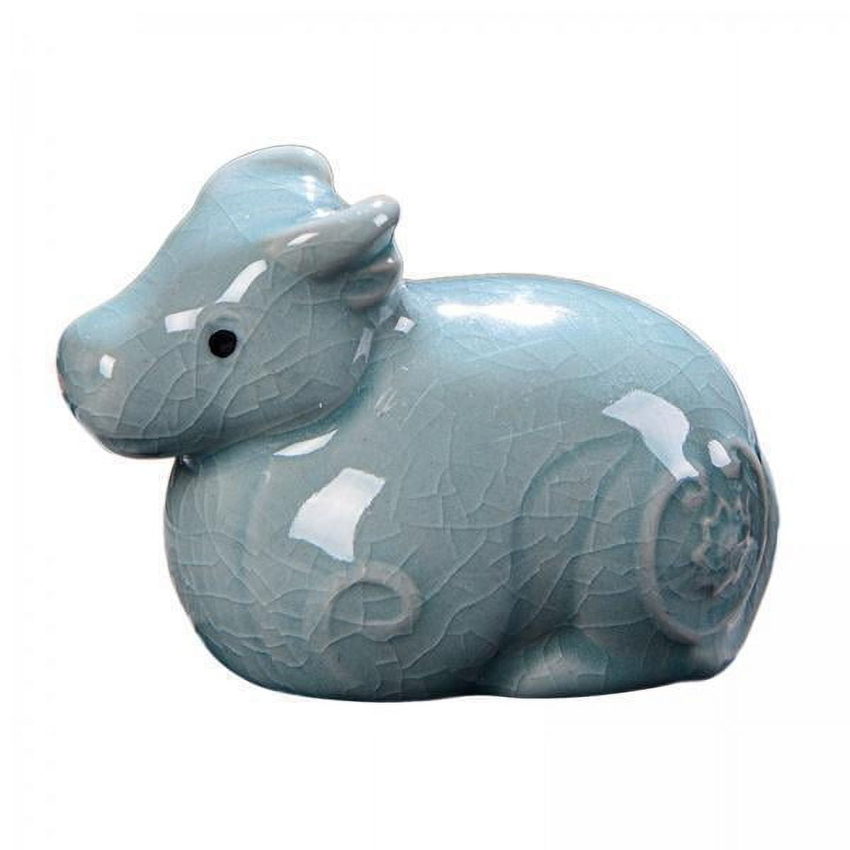 TISHITA 2xCeramics Tea Pet Cute Artcrafts Animal Sculpture for ...