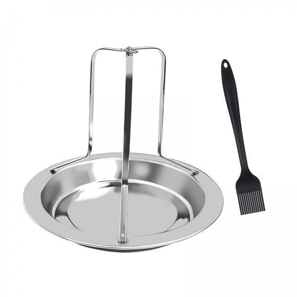 TISHITA 2xSturdy Roaster Rack Holder Tool Stand With Brush - Walmart.com
