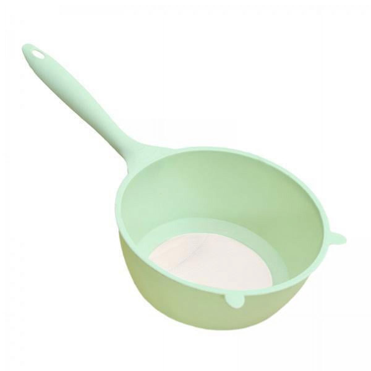 TISHITA 2xWashing Colander with Handle Rice Washing Strainer for Rice ...