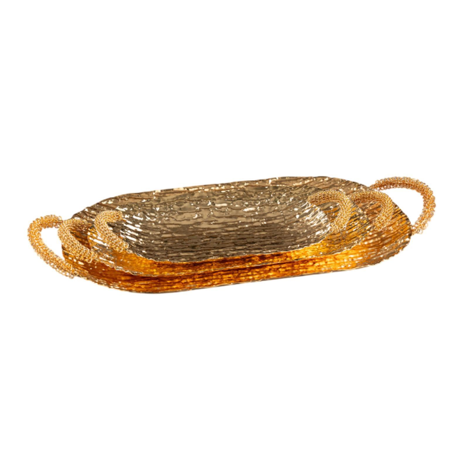 TISHITA 3 Pieces Serving Tray Food Tray Pallet Dinner Plate Reusable ...