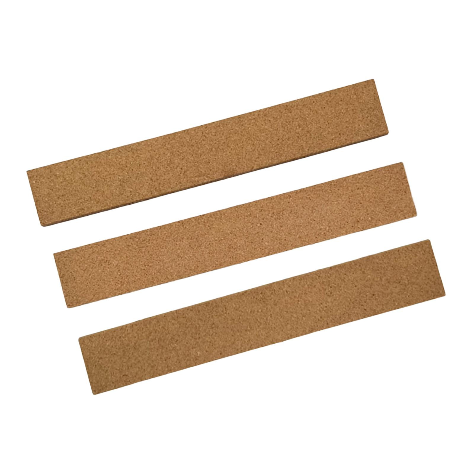 TISHITA 3x Cork Board Strips Self Adhesives Durable Photo Wall Display ...