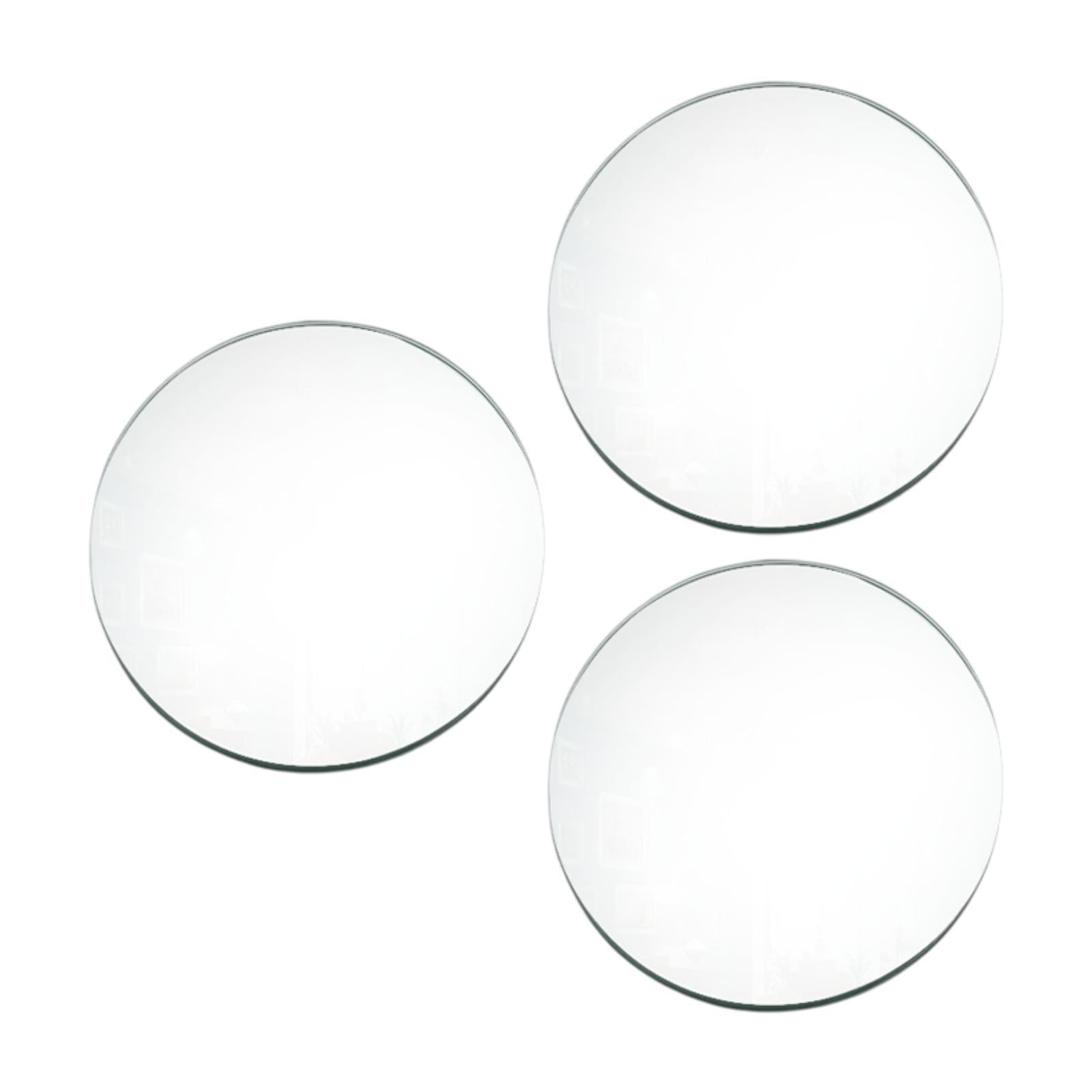 TISHITA 3x Round Mirrors for Centerpieces for Tables Decorative Mirror ...