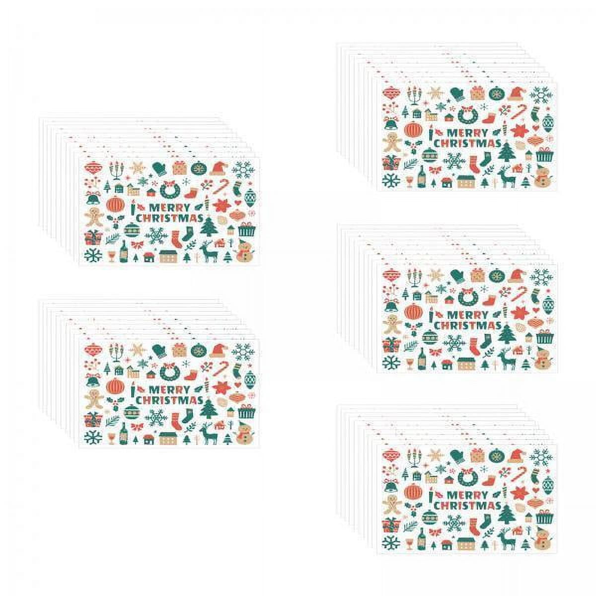 TISHITA 3x50Pcs Mini Merry Christmas Cards Greeting Cards Snowman for ...