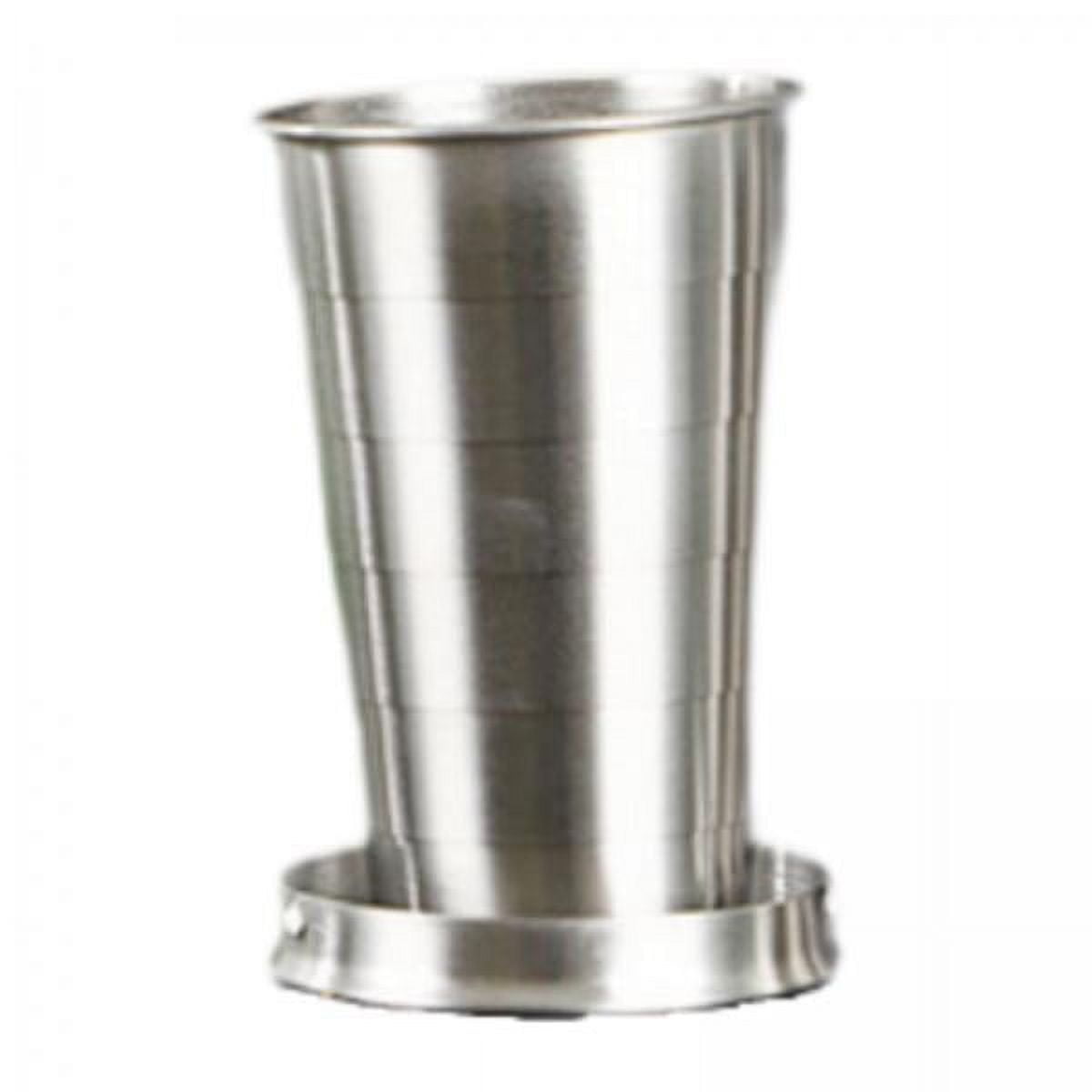 TISHITA 4x Folding Cup Jigger with Keychain Retractable Stackable Firm ...