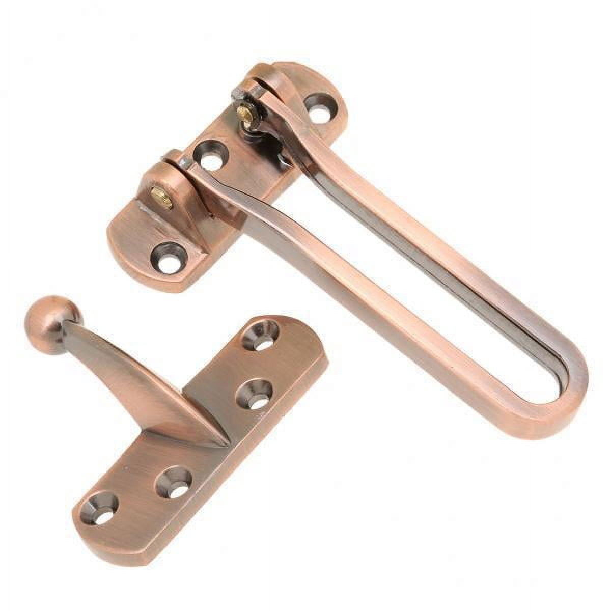 TISHITA 4xSecurity Open Type Anti- Door Fastener Button Chain Copper ...