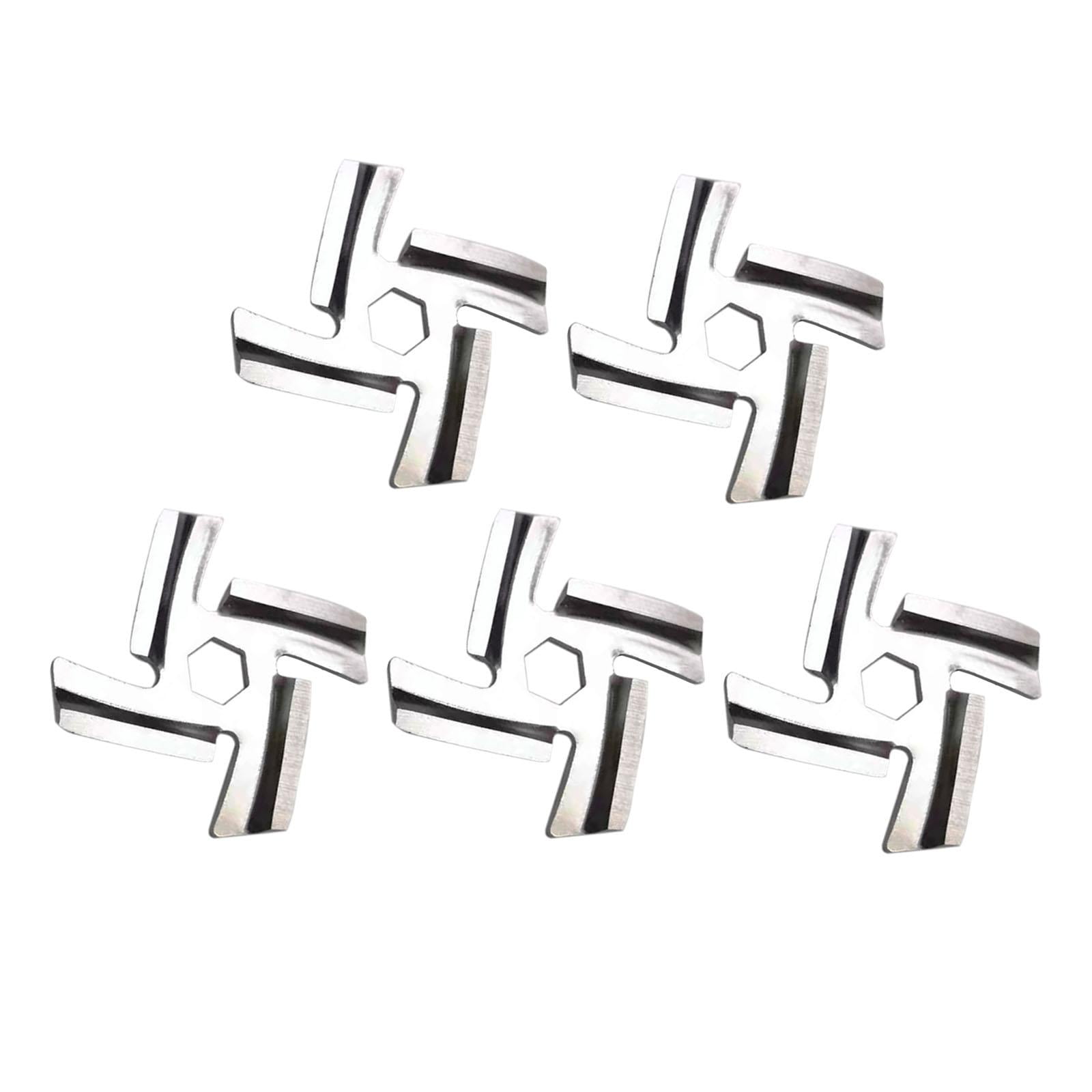 TISHITA 5 Pieces Food Meat Grinder Blade Replacement Food Grinder Blade ...