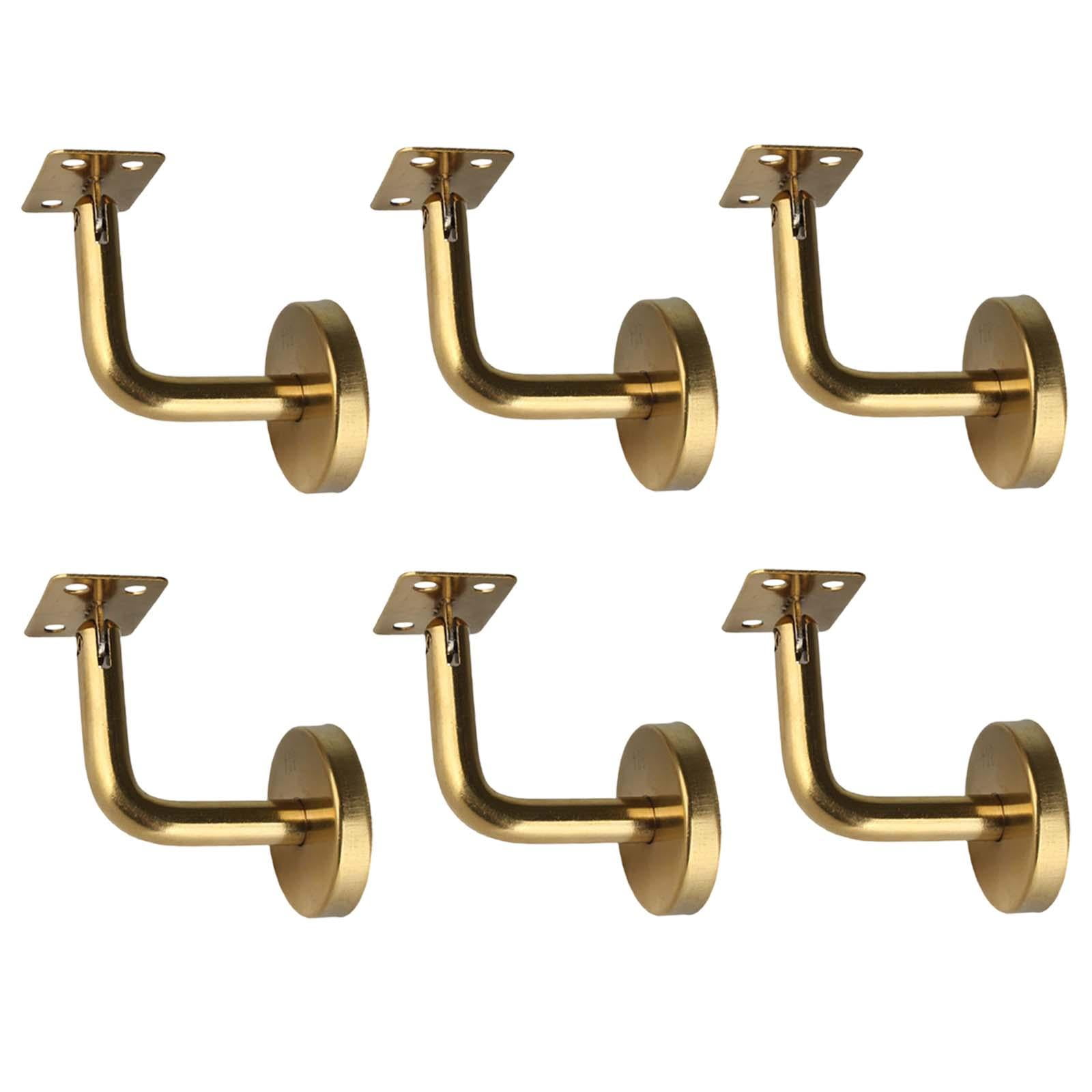 TISHITA 6x Banister Support Stair Hand Rail Brackets Stairways ...
