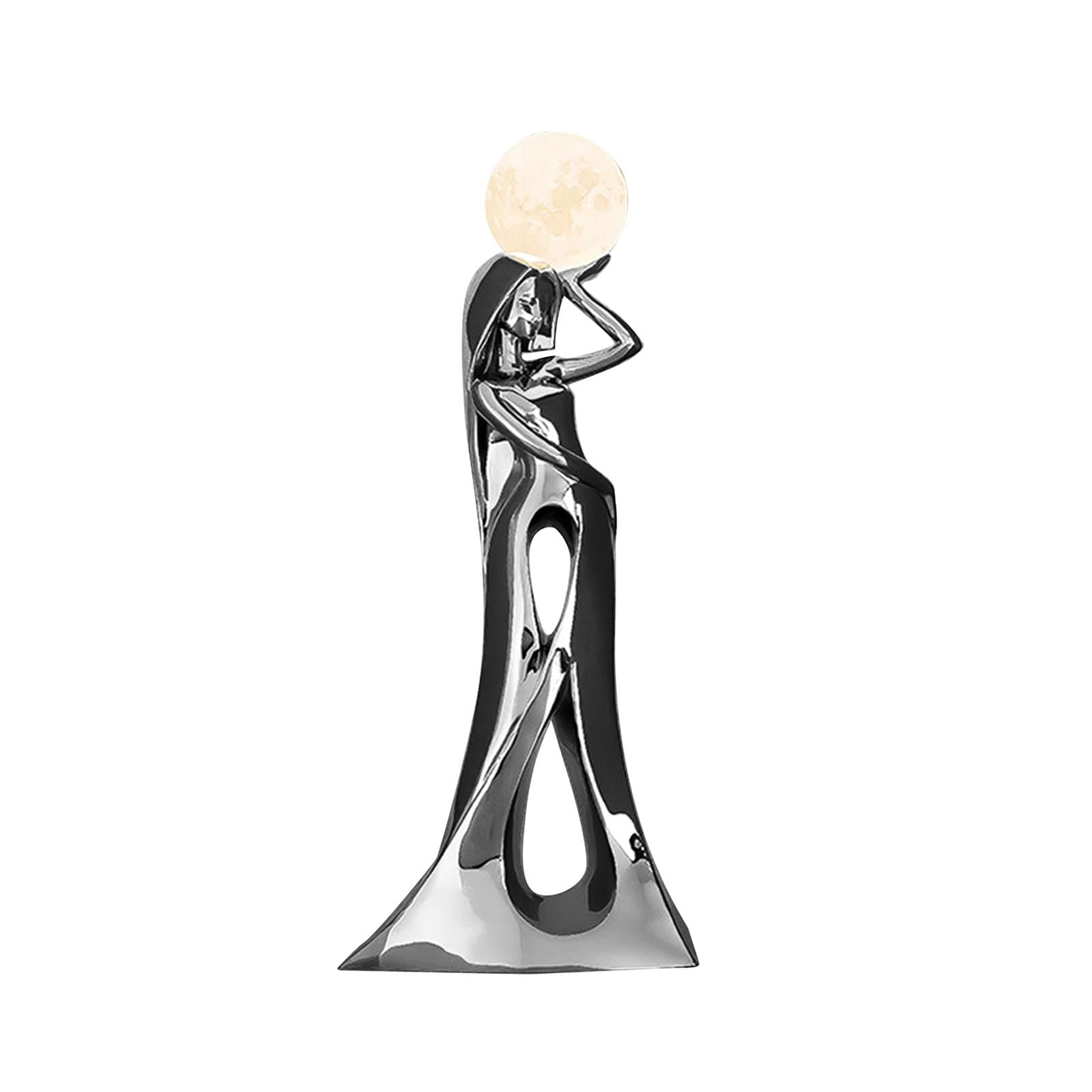 TISHITA Abstract Figurine with LED Floor Luminous Sculpture Character ...