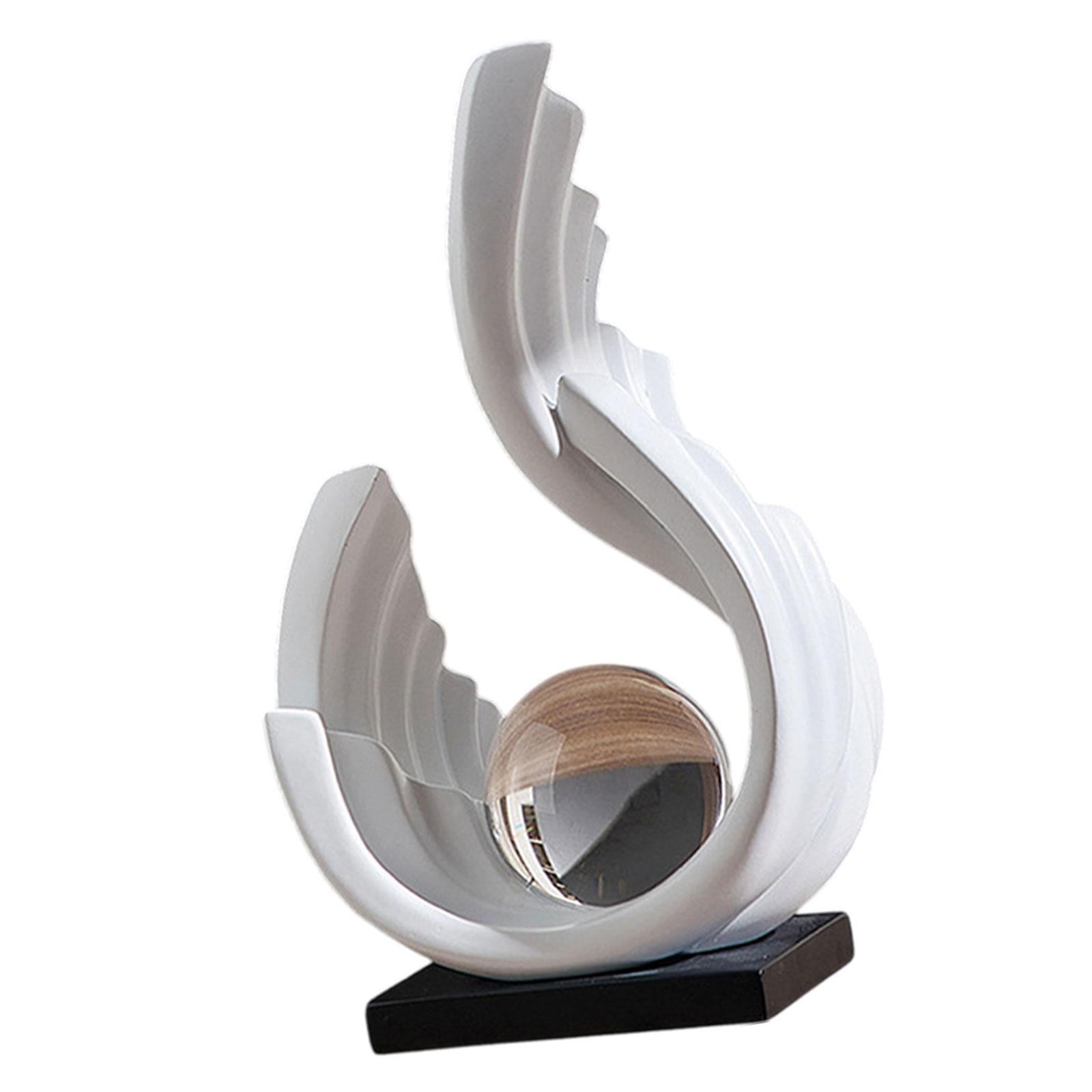 TISHITA Abstract Sculpture Resin Table Centerpiece for Cabinet ...