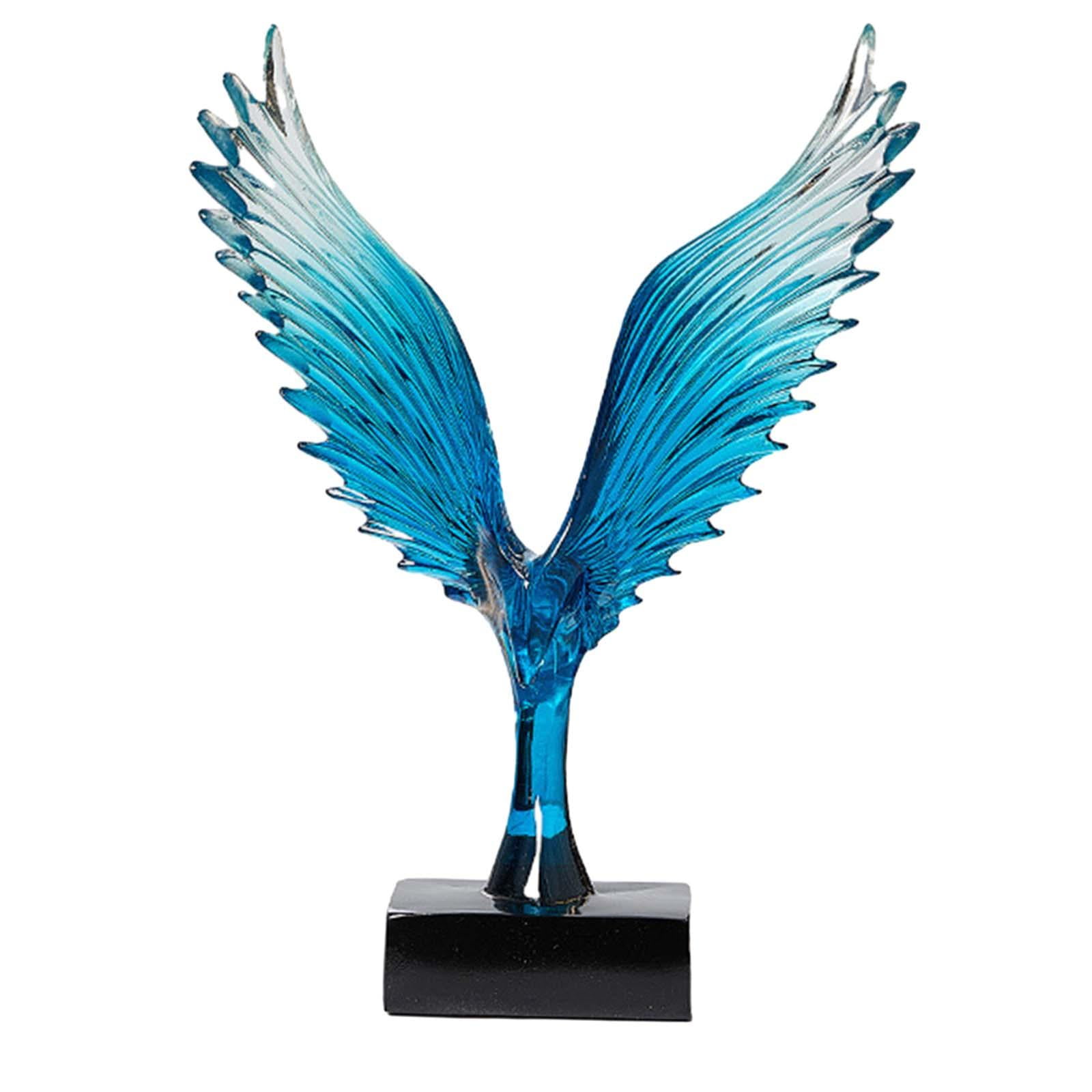 TISHITA Abstract Sculpture Wing Statue Minimalist Collectible Figurines ...