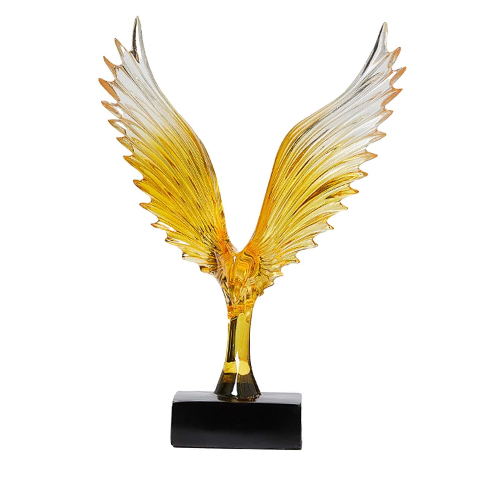 TISHITA Abstract Sculpture Wing Statue Minimalist Collectible Figurines ...