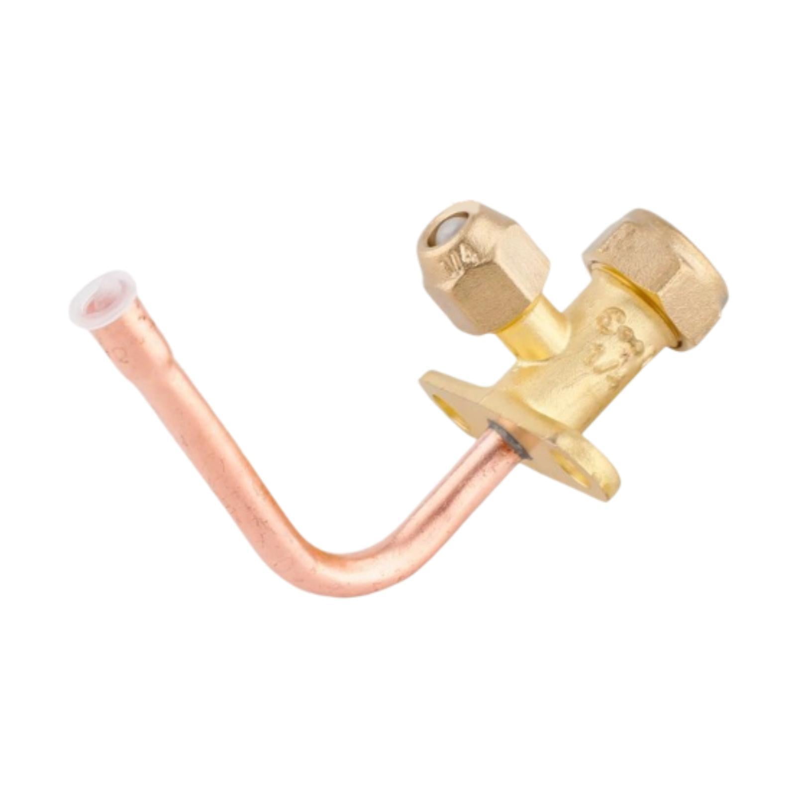 TISHITA Air Conditioner Stop Valve 3 Way Angle Stop Elbow High and Low ...
