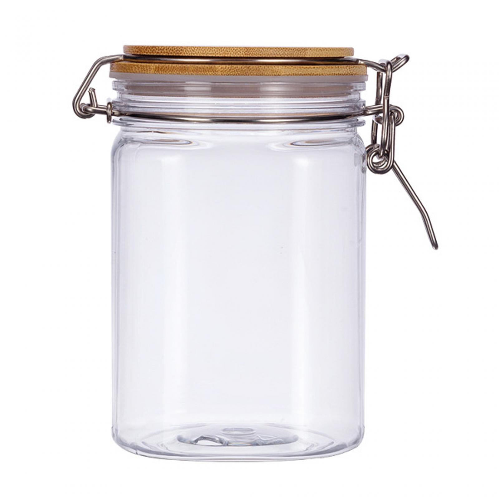 TISHITA Airtight Canister with Lid Kitchen Storage Sealed Jar Bottle ...