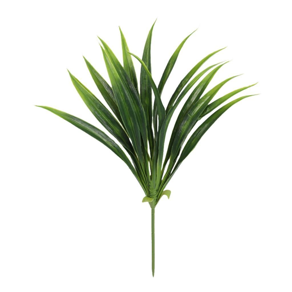 TISHITA Artificial Grass Plant Fake Tall Grass Patio Greenery Stem ...