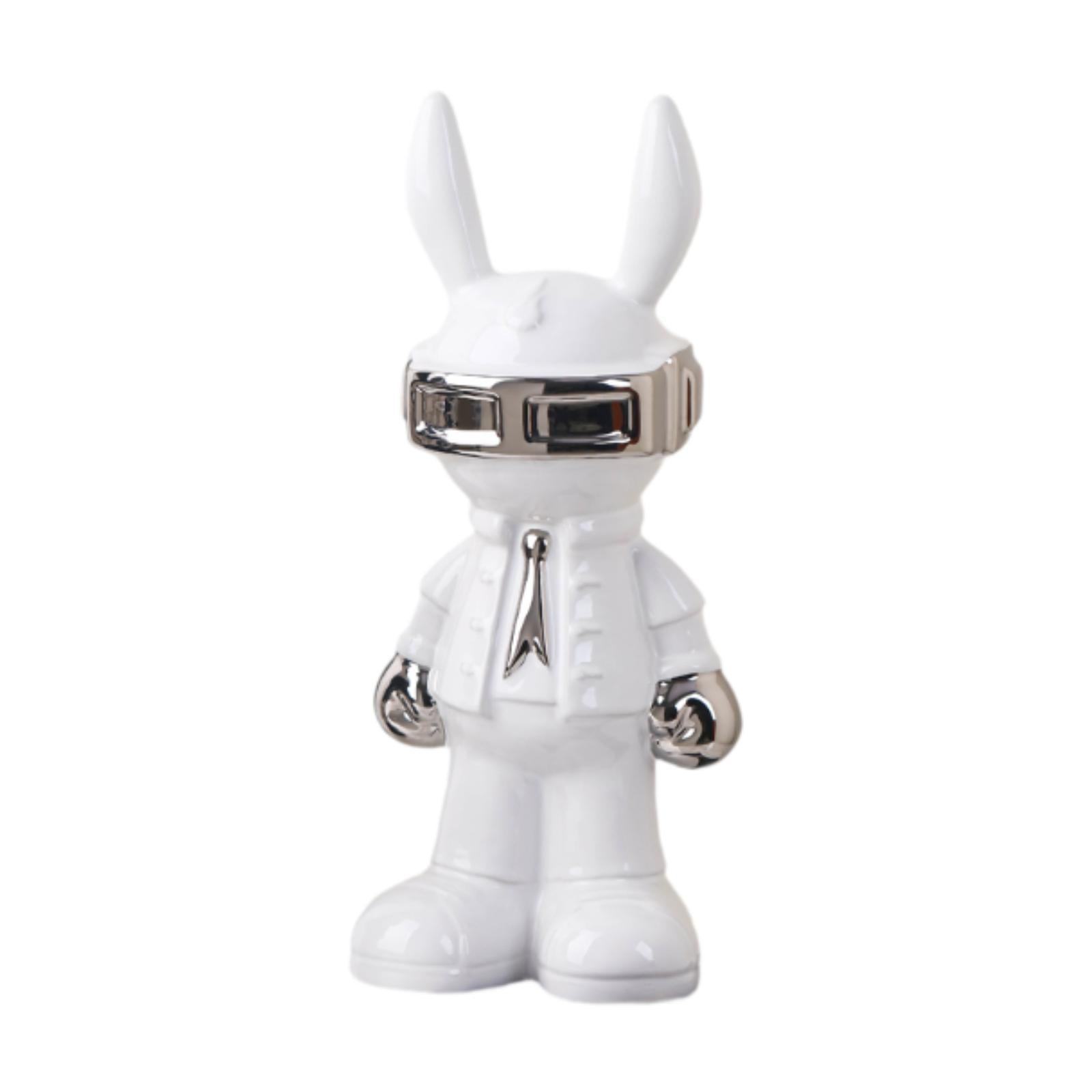 TISHITA Astronaut Bunny Figurine Astronaut Statue Minimalist ...