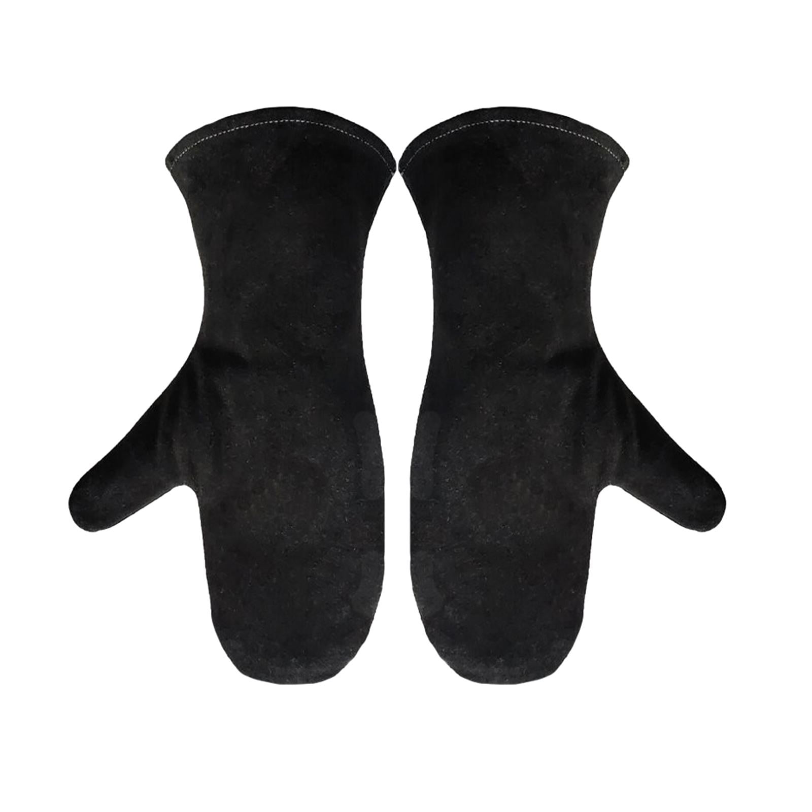 TISHITA BBQ Mitts Heat Resistant Fireproof Gauntlets for Outdoor ...