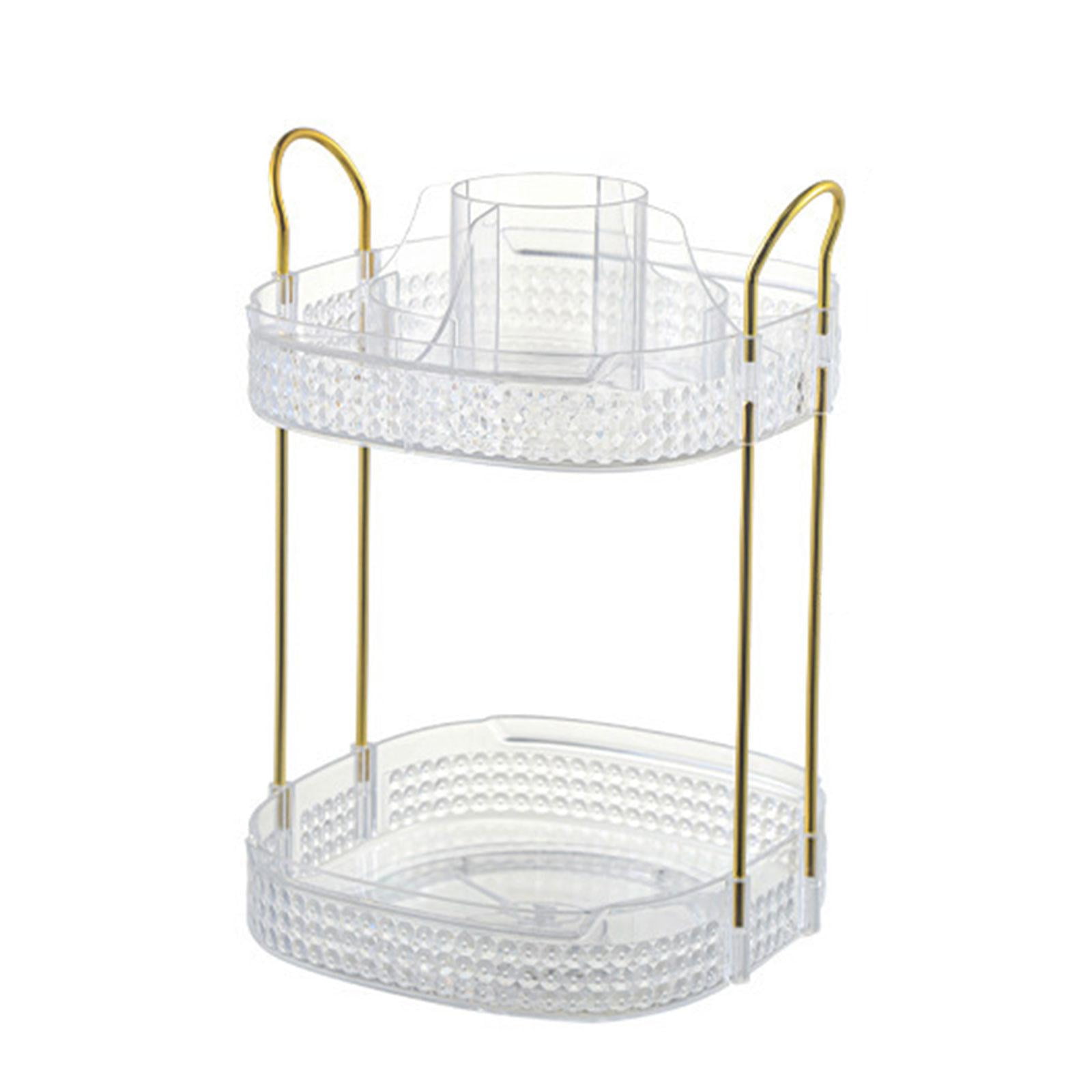 TISHITA Bathroom Organizer Shelf Cosmetic Storage Rack Vanity Tray ...