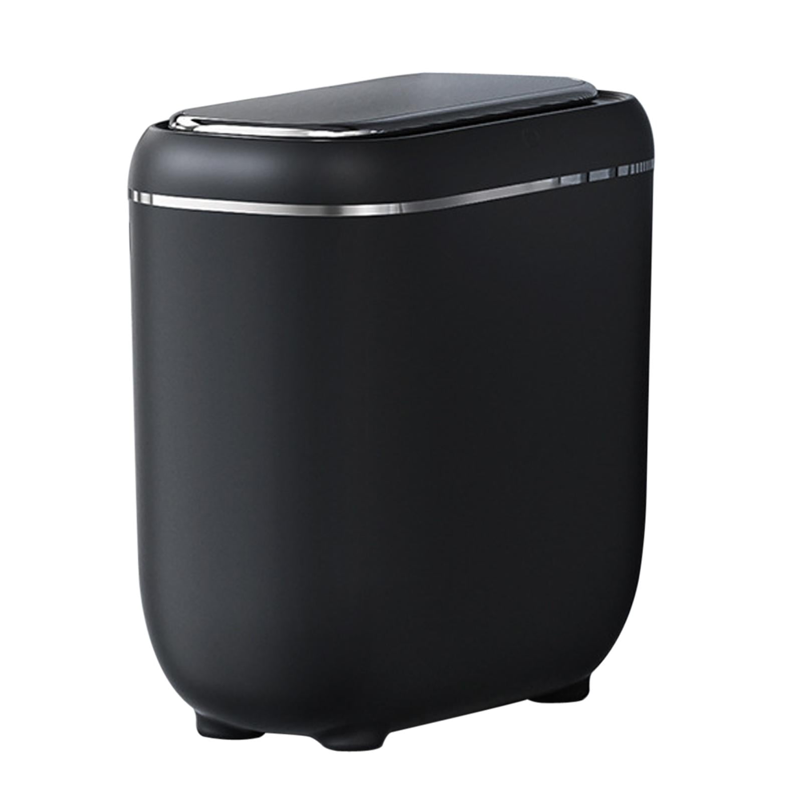 TISHITA Bathroom Trash Can Touchless Garbage Can Waste Basket Rubbish ...