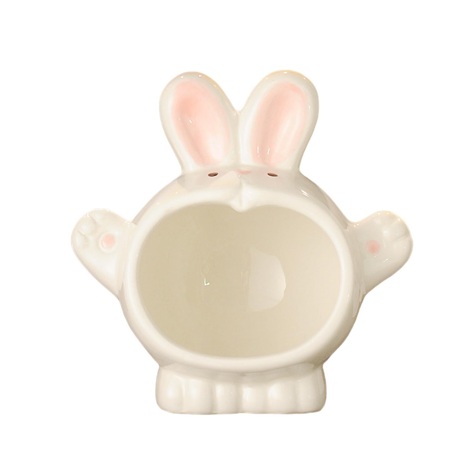 TISHITA Bunny Storage Box Ceramic Rabbit Statue Figurine Animal Figure ...