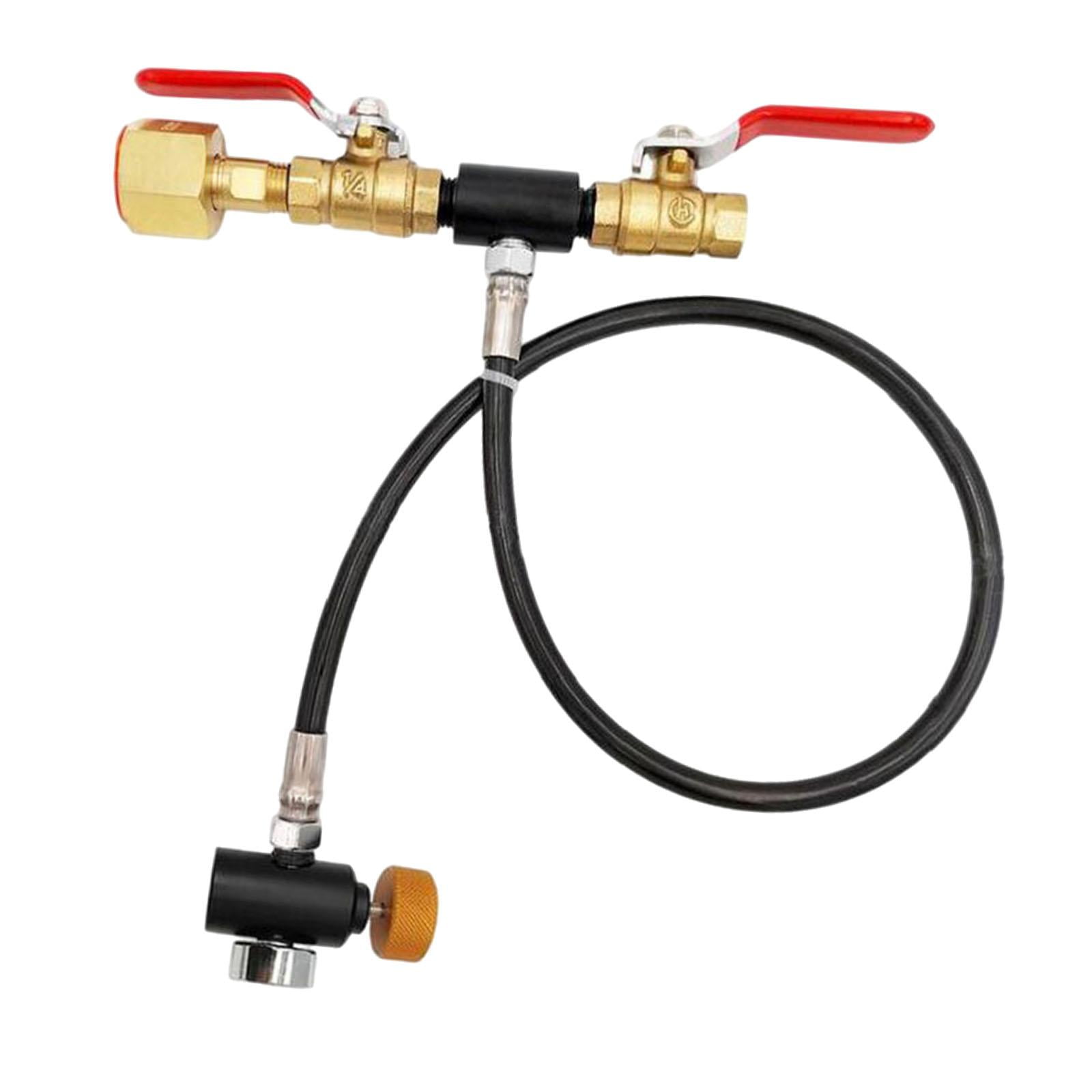 TISHITA CO2 Cylinder Refill Adapter Bottle Connector Quick Disconnect ...