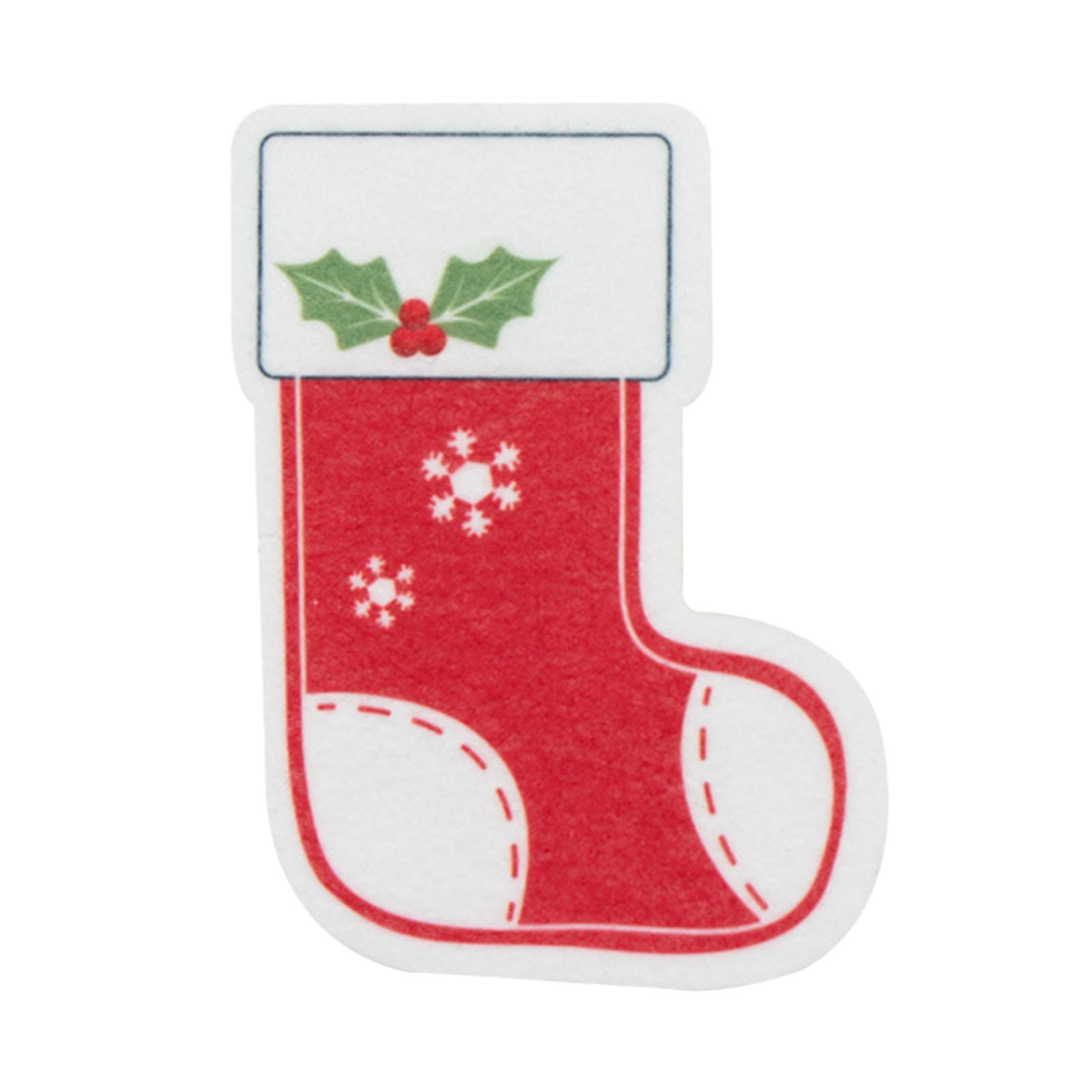 TISHITA Cartoon Print Dishcloth Christmas Themed Deep Cleaning Creative ...