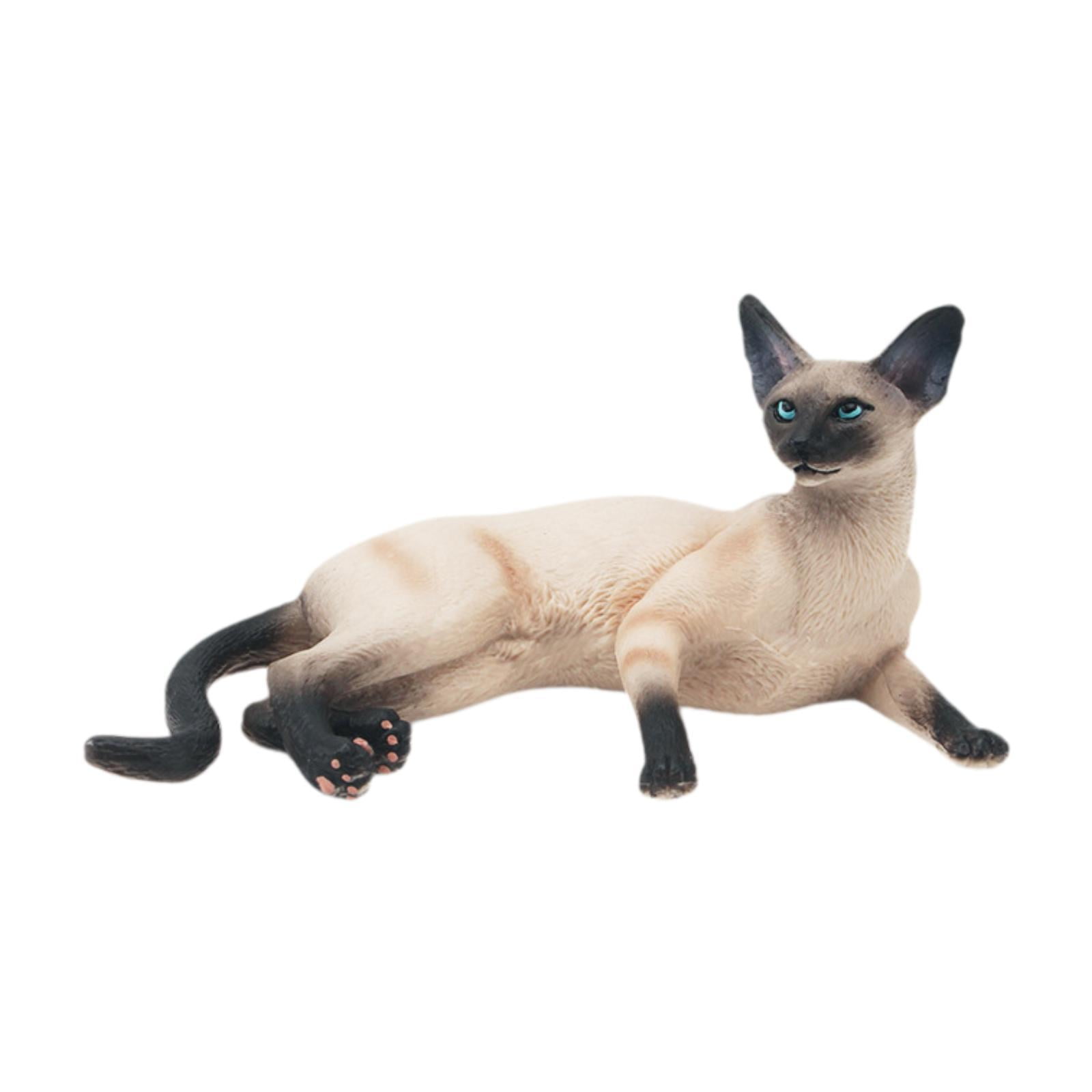 TISHITA Cat Model Figure Lifelike Kitten Collection Home Decor ...