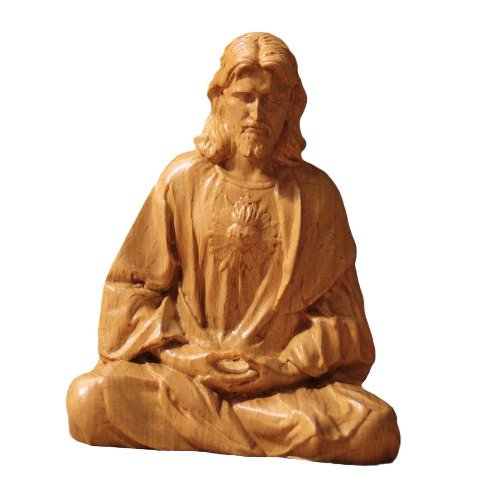 TISHITA Catholic Figurine Sacred Heart of Jesus Statue Gift Collectible ...