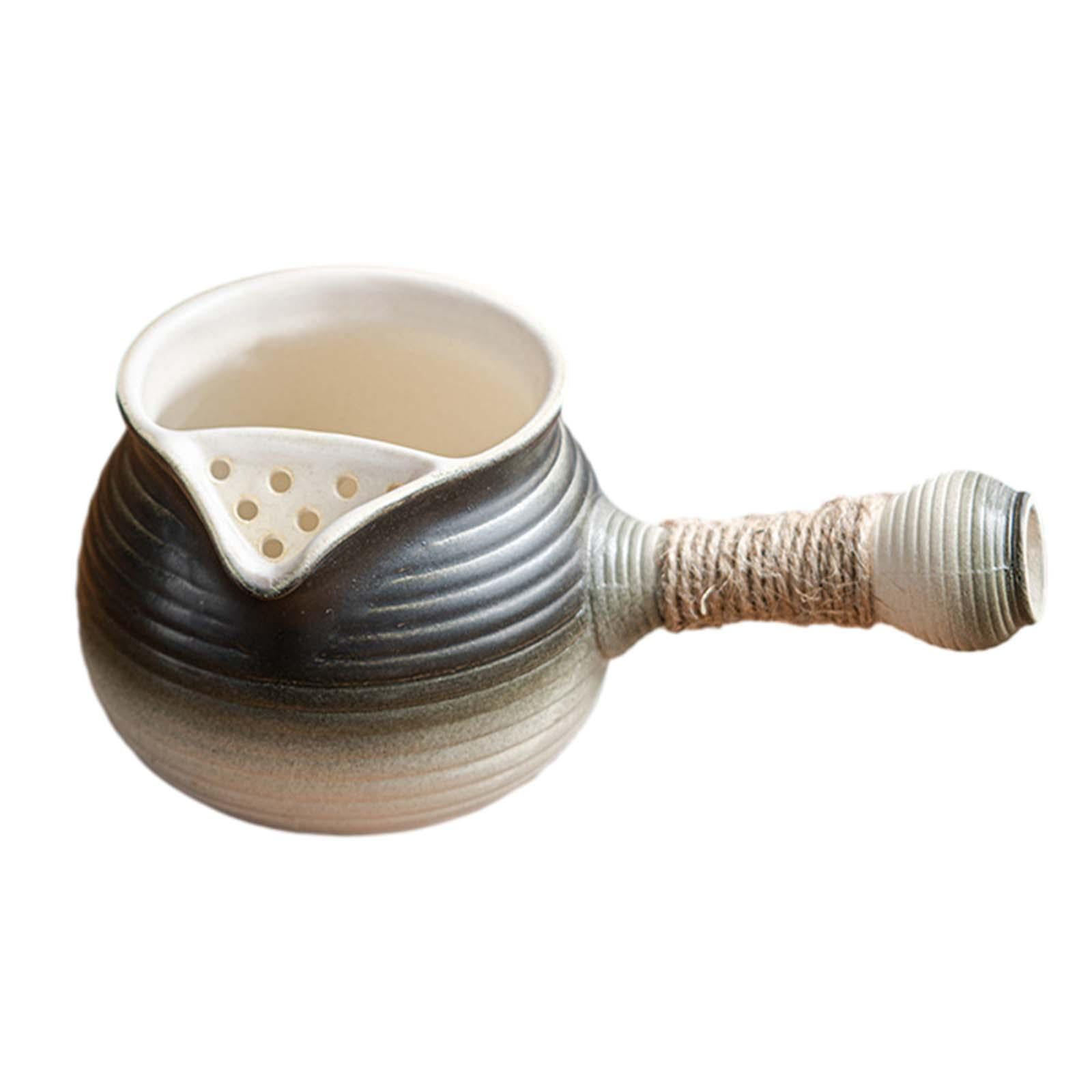 TISHITA Ceramic Teapot Tea Maker Porcelain Tea Pot with Rope Wrapped ...