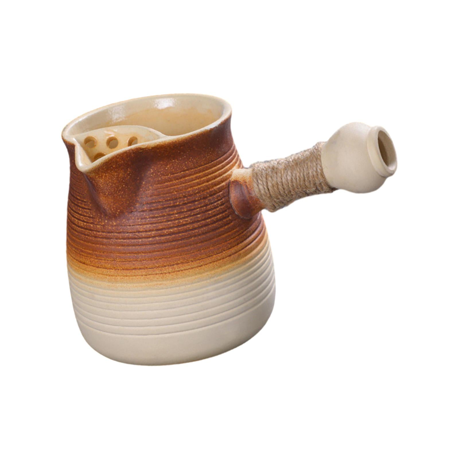 TISHITA Ceramic Teapot with Tea Strainer Loose Leaf Teapot Tea Infuser ...