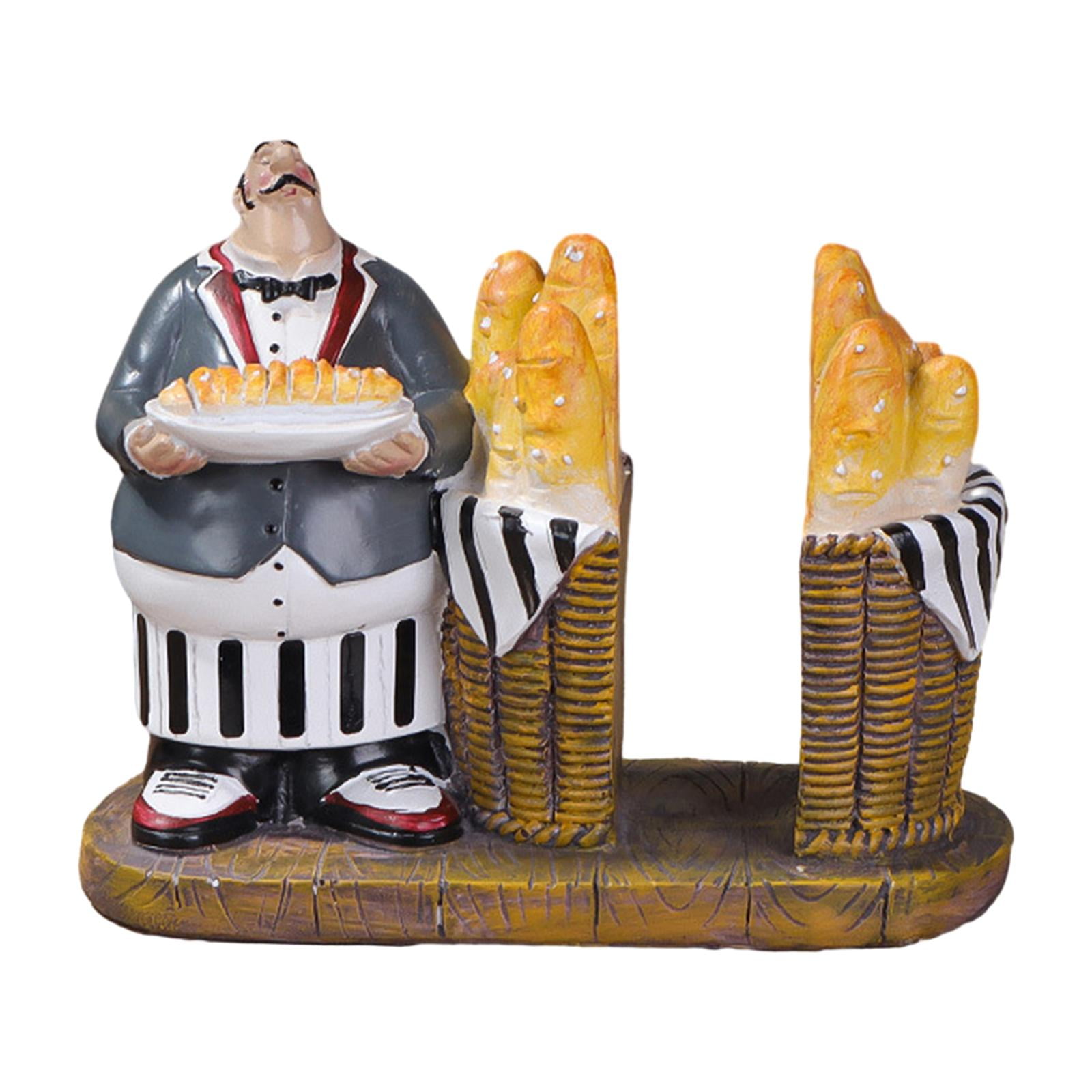 TISHITA Chef Figurine /Chef Decor Statue/ Collectible Craft Chef ...