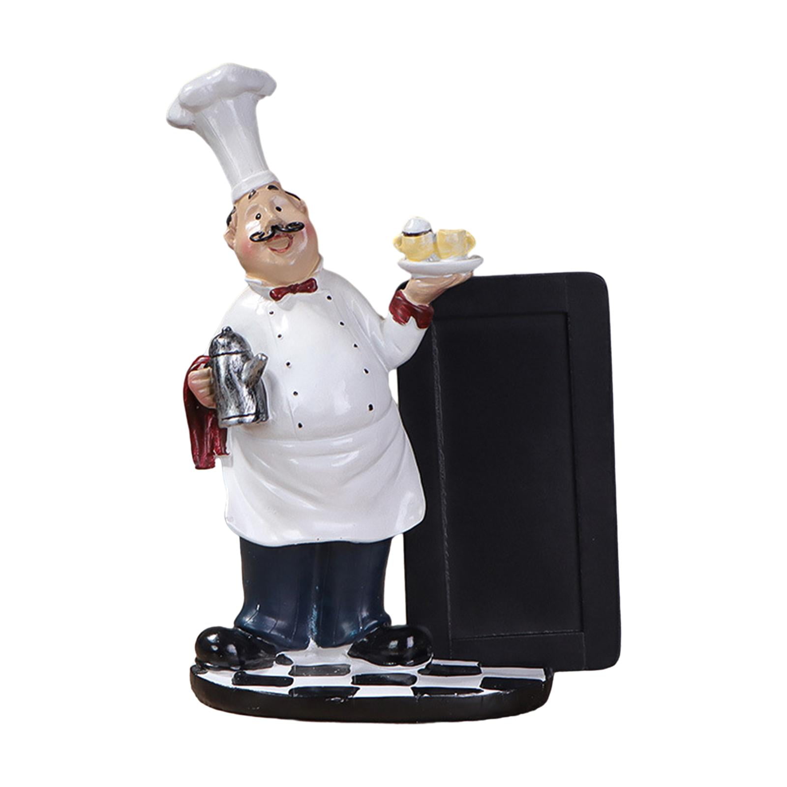 TISHITA Chef Figurine /Chef Decor Statue/ Collectible Craft Chef ...