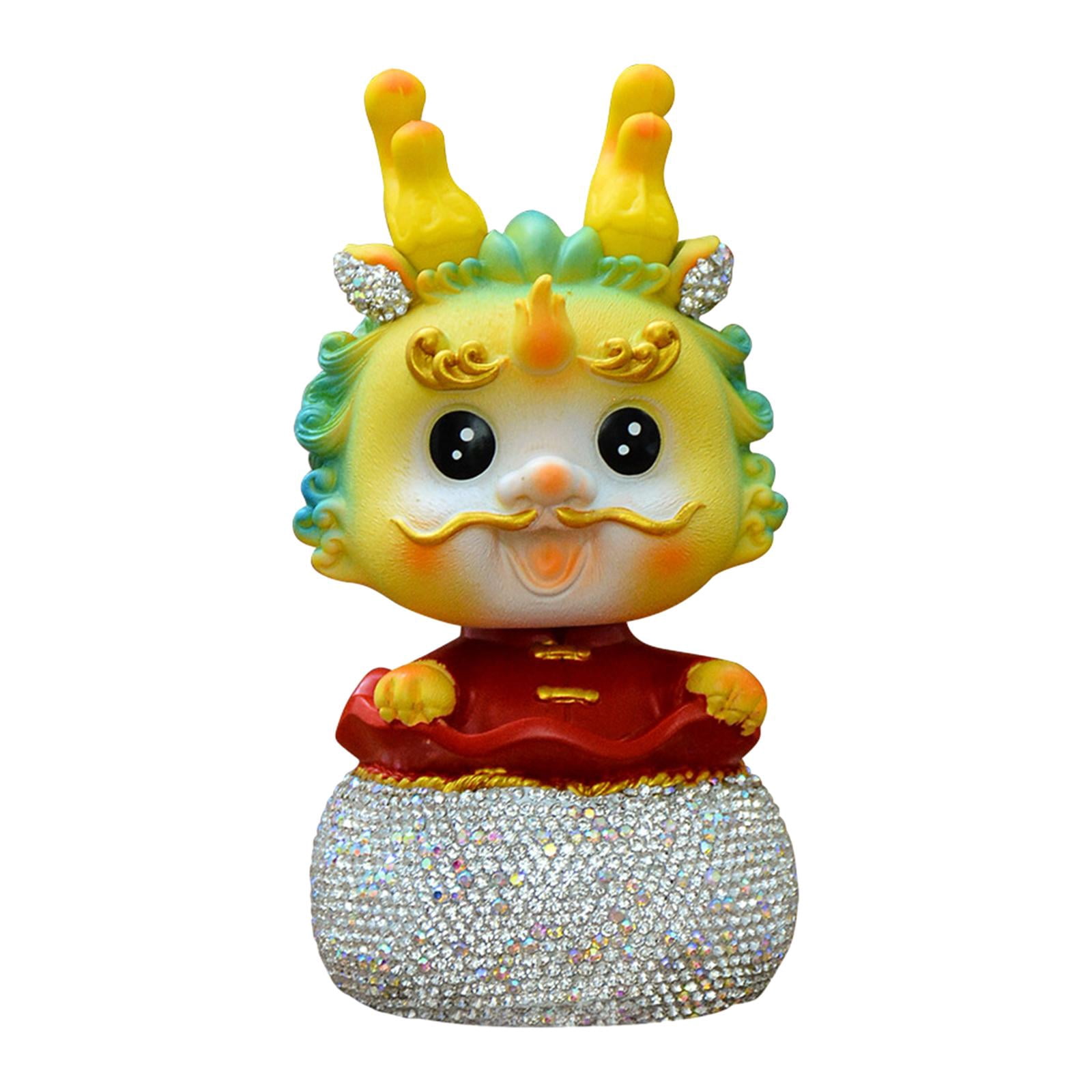TISHITA Chinese New Year Dragon Figurine Chinese Fortune Statue Cute ...