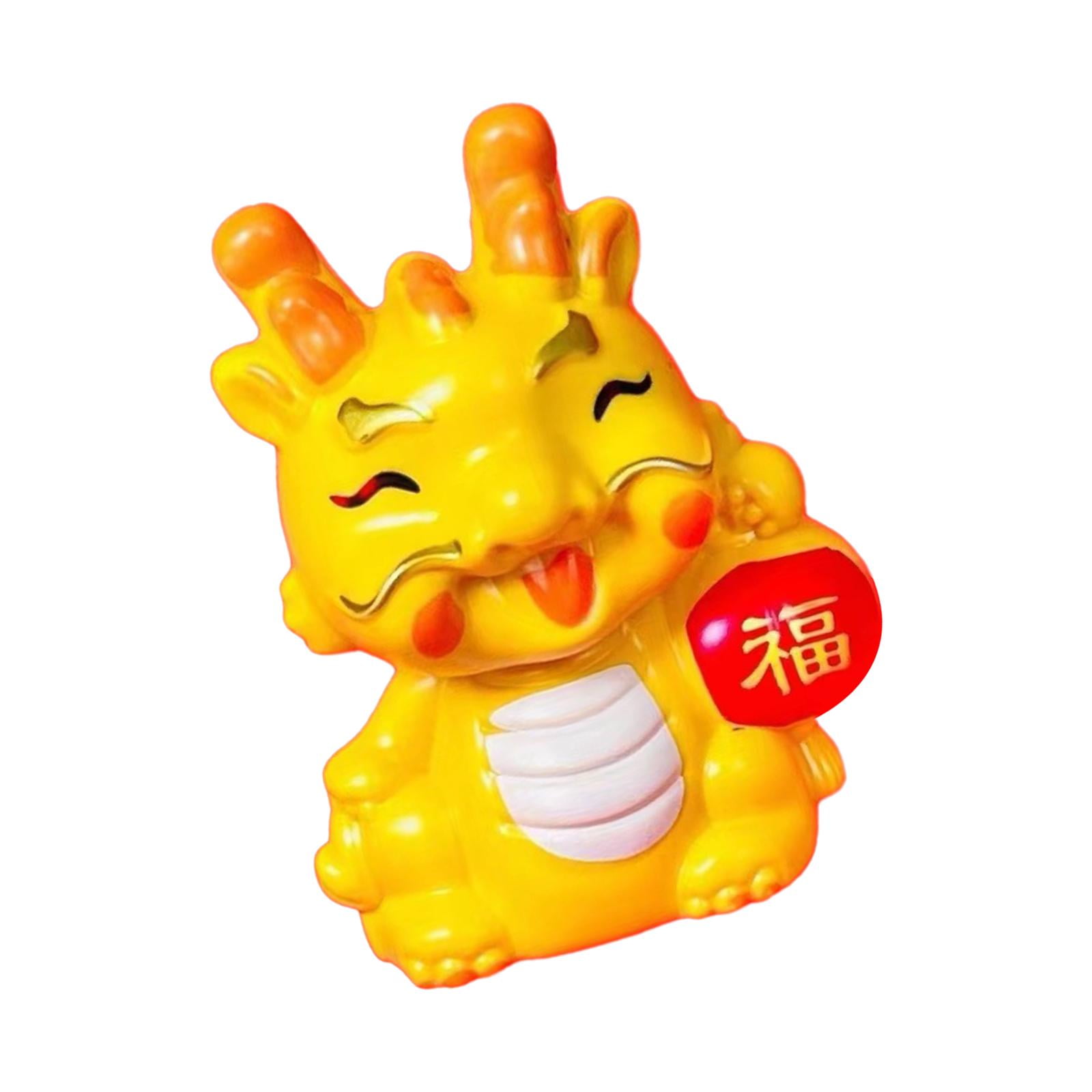TISHITA Chinese New Year Dragon Figurine, Dragon Sculpture, Table ...