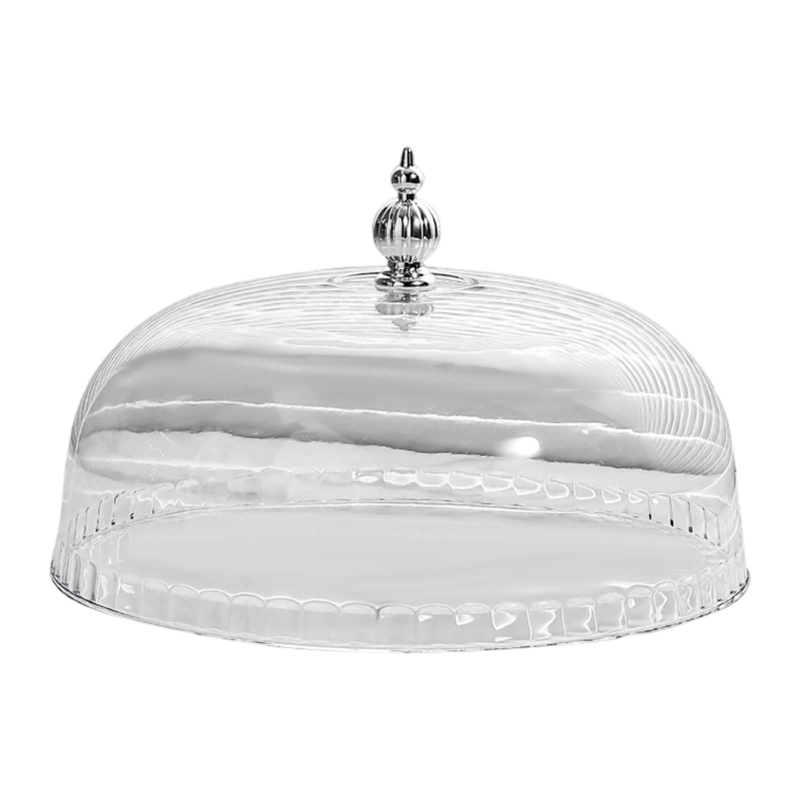 TISHITA Clear Cake Dome Cover Kuchtleckel Multi -purpose Reusable Plate ...