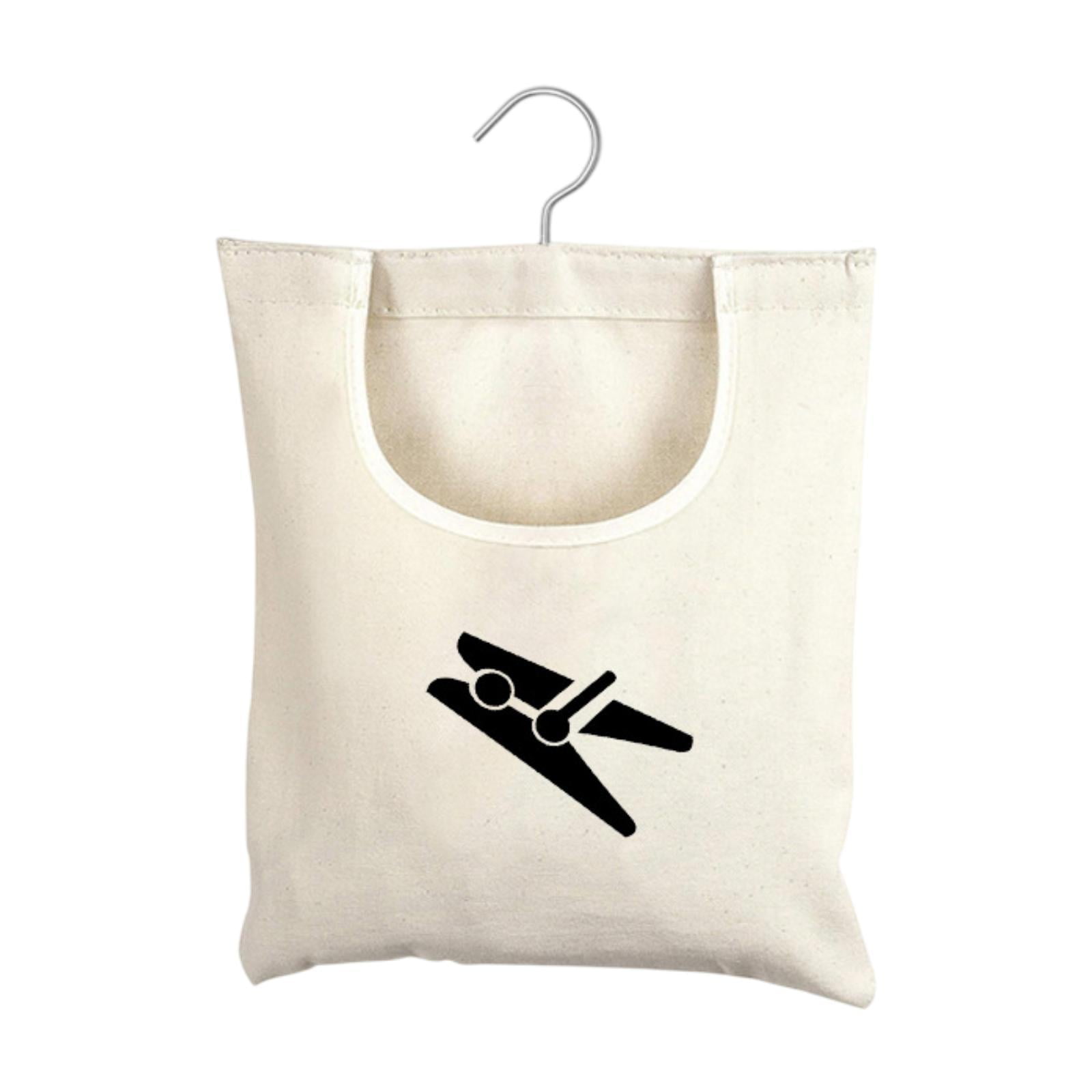 TISHITA Clothespin Storage Bag Holds 100 Clothes Pins Multipurpose ...