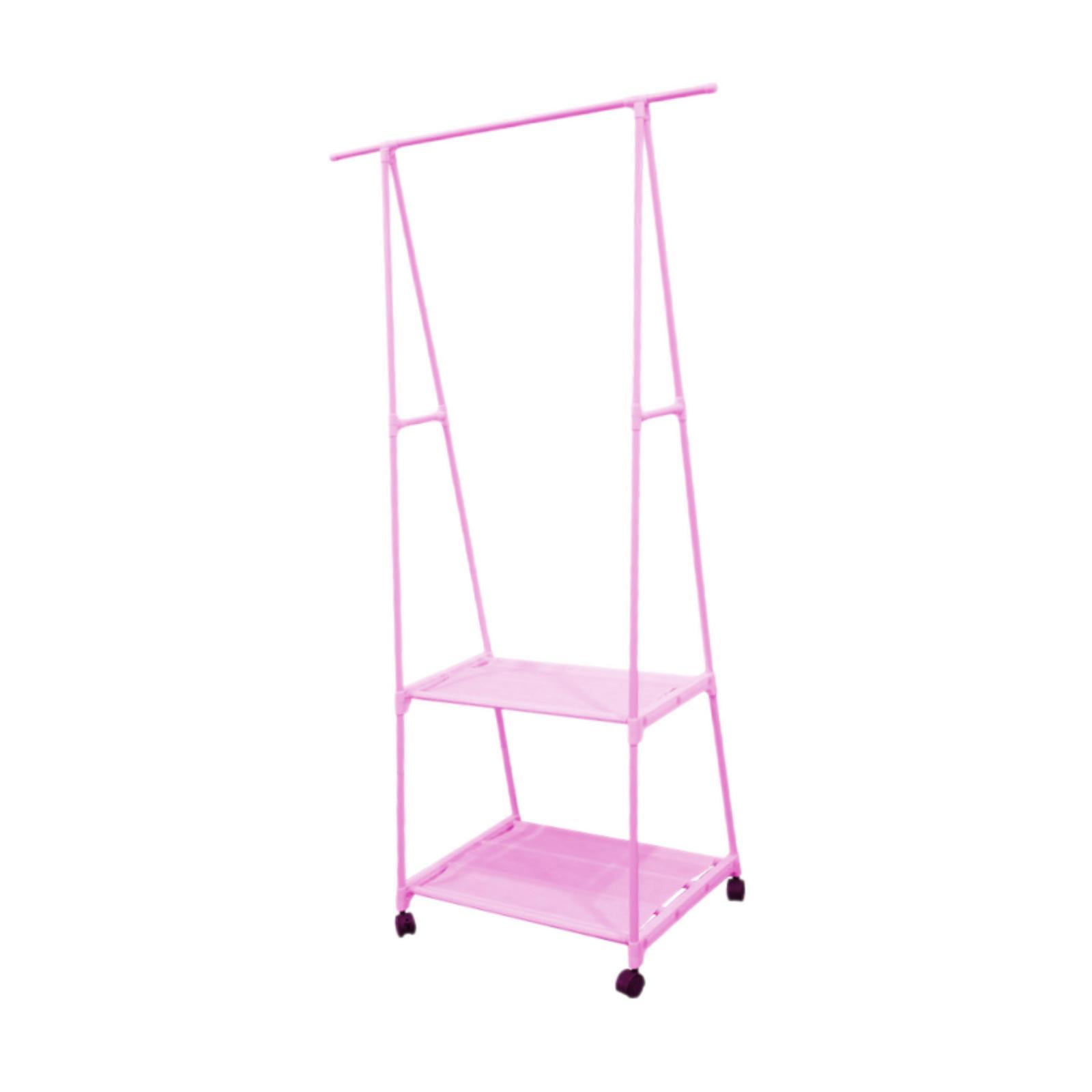 TISHITA Clothing Rack Garment Rack with Wheels Shelf Heavy Duty Multi ...