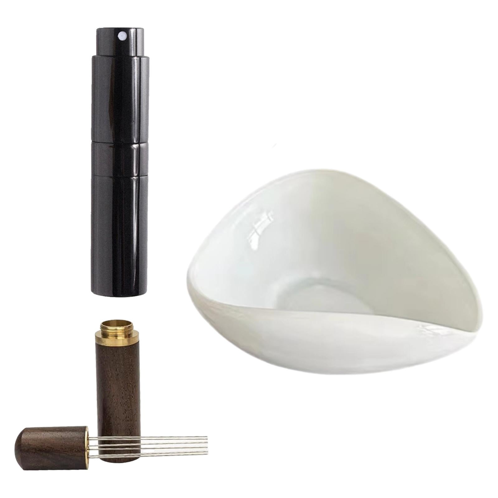 TISHITA Coffee Bean Weighing Bowls Sample Tray Ceramic Coffee Measuring ...