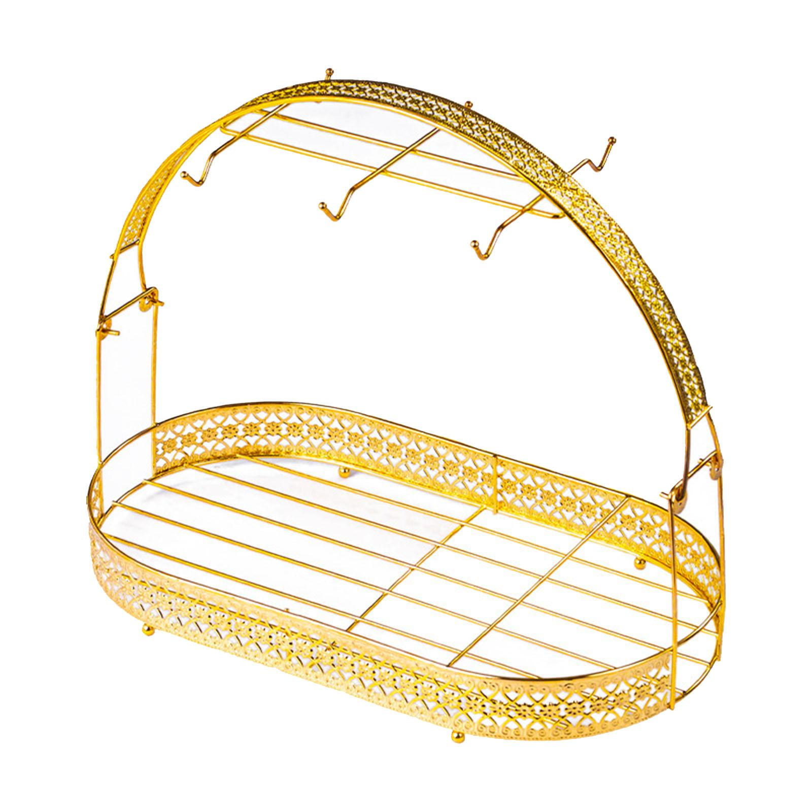 TISHITA Cup Metal Drainer Holder Rack Cup Drying Rack Stand and Drip ...